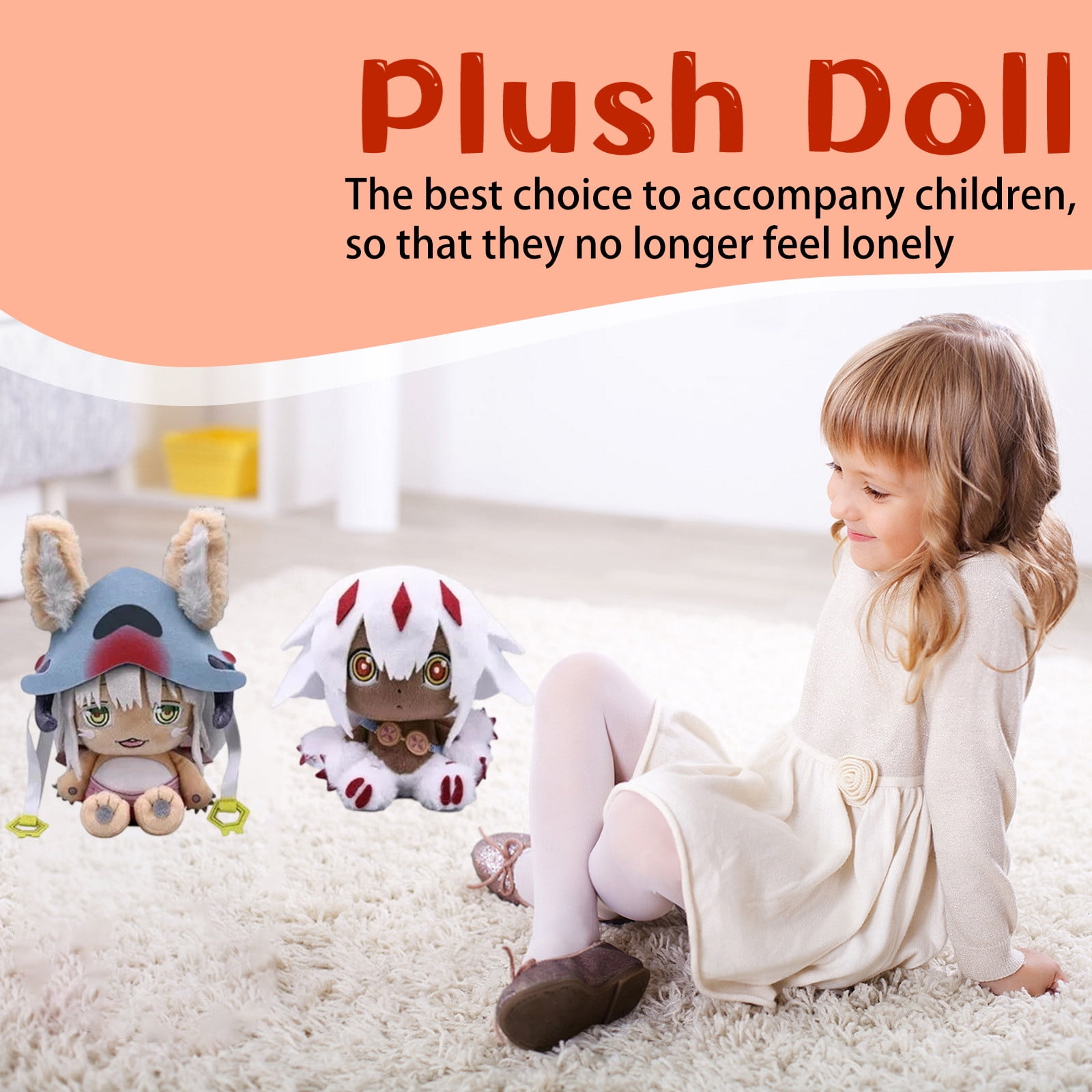 Zoytoys Cute Made in the Abyss Plushies, Fluffy Cartoon Anime Character ...