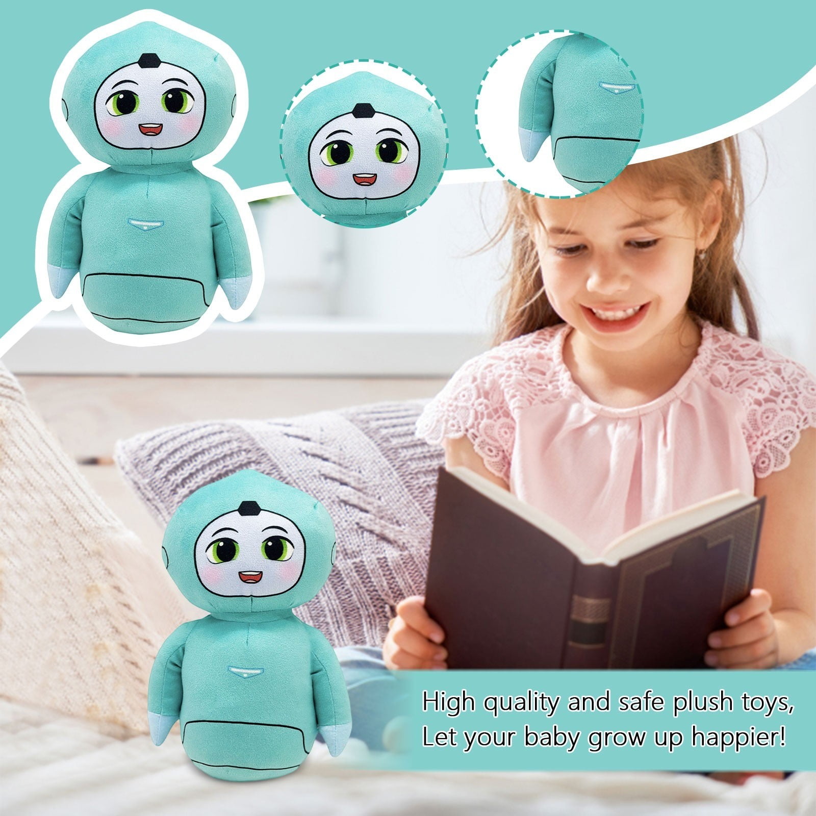 Zoytoys Fun Robot Plushies, 9.8" Unique Creativity Cartoon Robot Plush ...