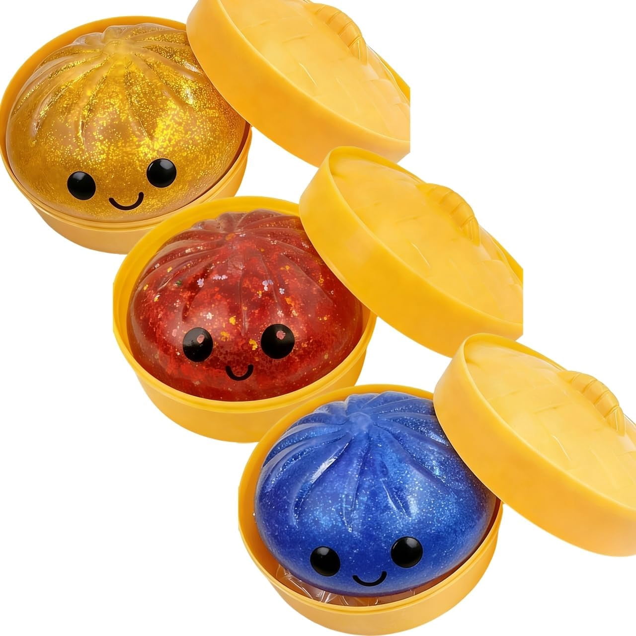 Zoytoys Glitter Dumpling, Glitter Dumpling Squishy Box, Dumplings ...