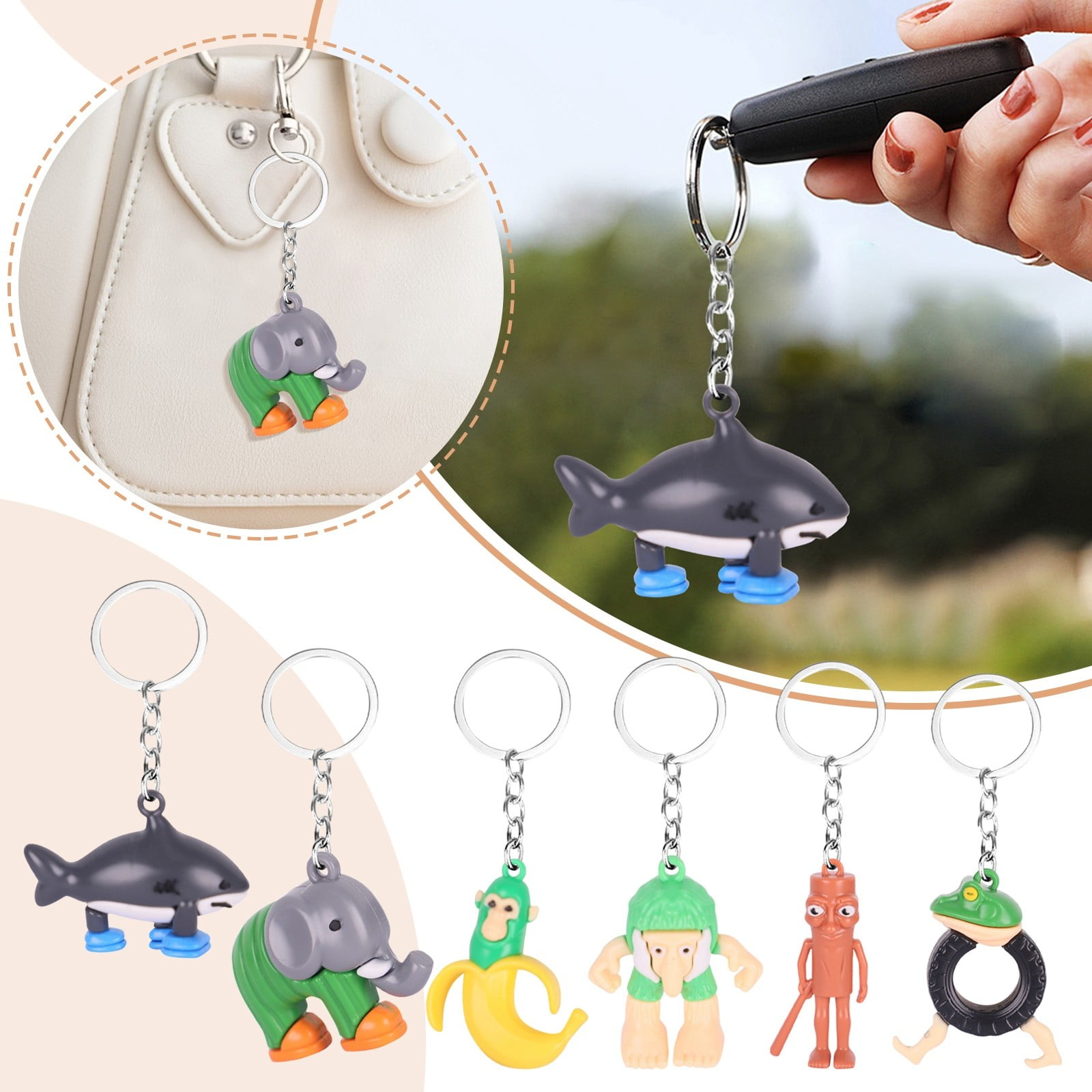 Zoytoys Italian Brainrot Toy Keychain Set - 6PC, 1.5" High-Quality ...
