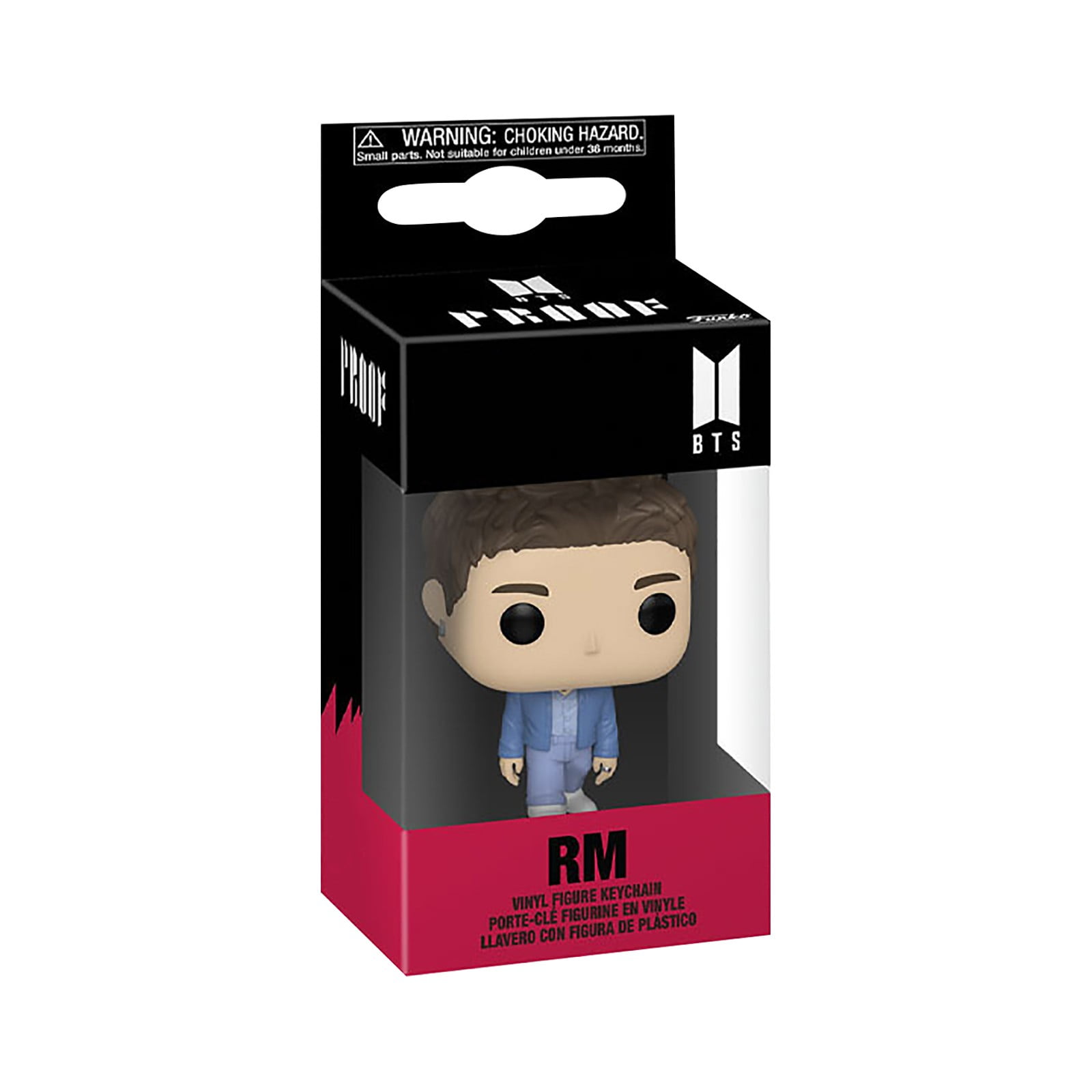 Zoytoys Popular Kpop Group BTS Action Figures Keychain - RM, 3.5" High ...