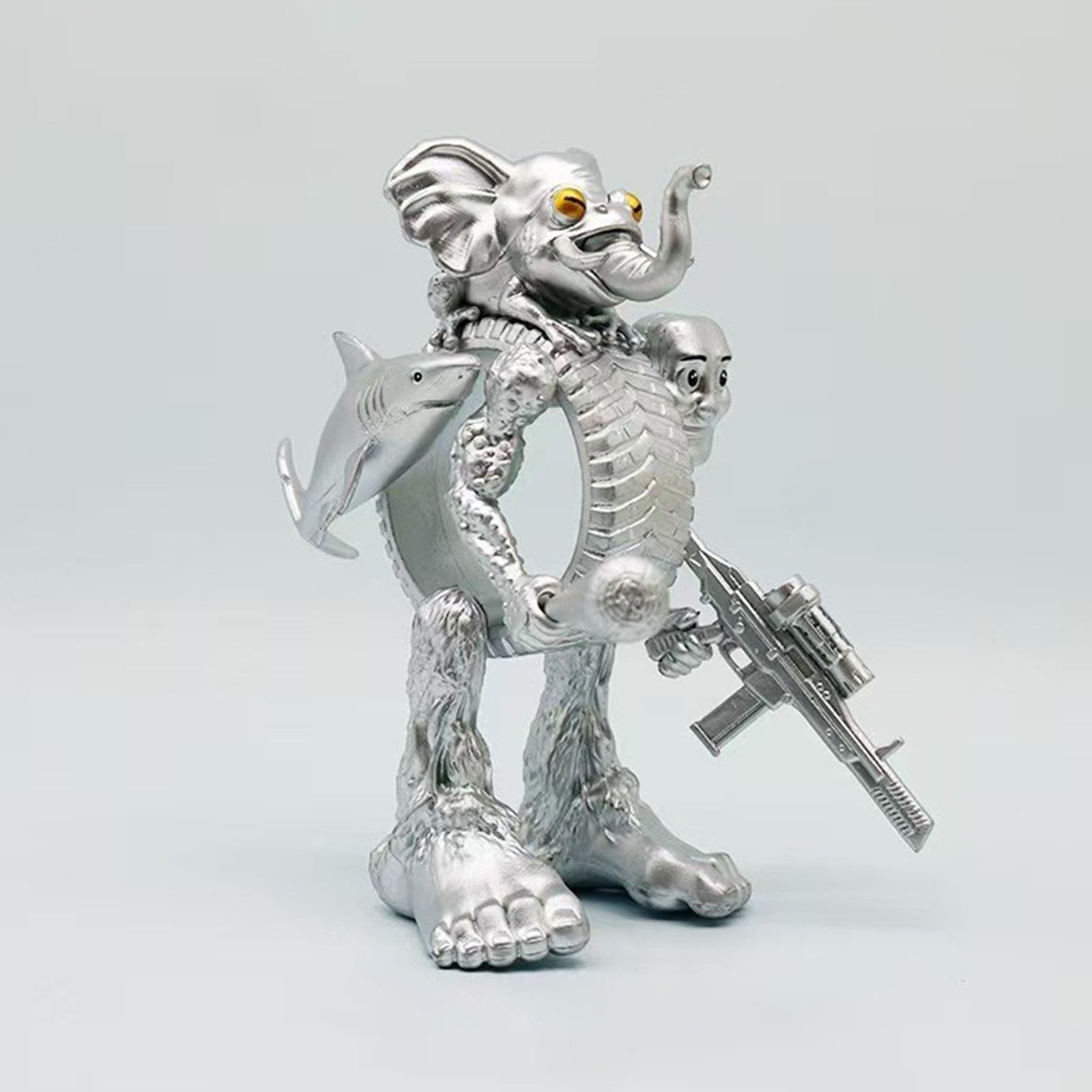 Zoytoys Silver Italian Brainrot Toy - Hybrid, 6.2" High-Quality Unique ...