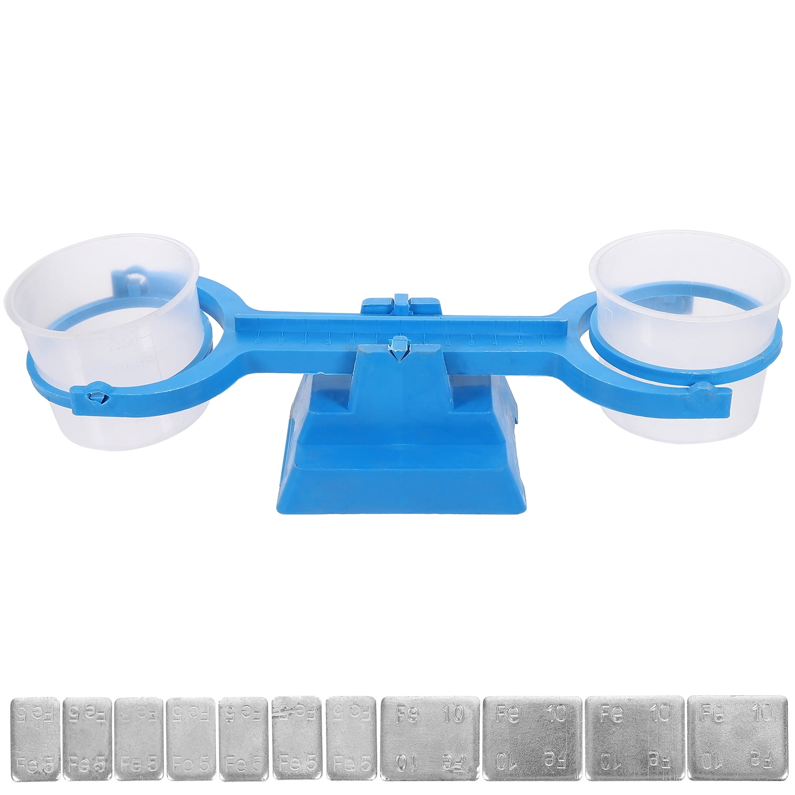 Zoyueyie 1 Set Double Bucket Balance Scale Portable Kids Scale ...