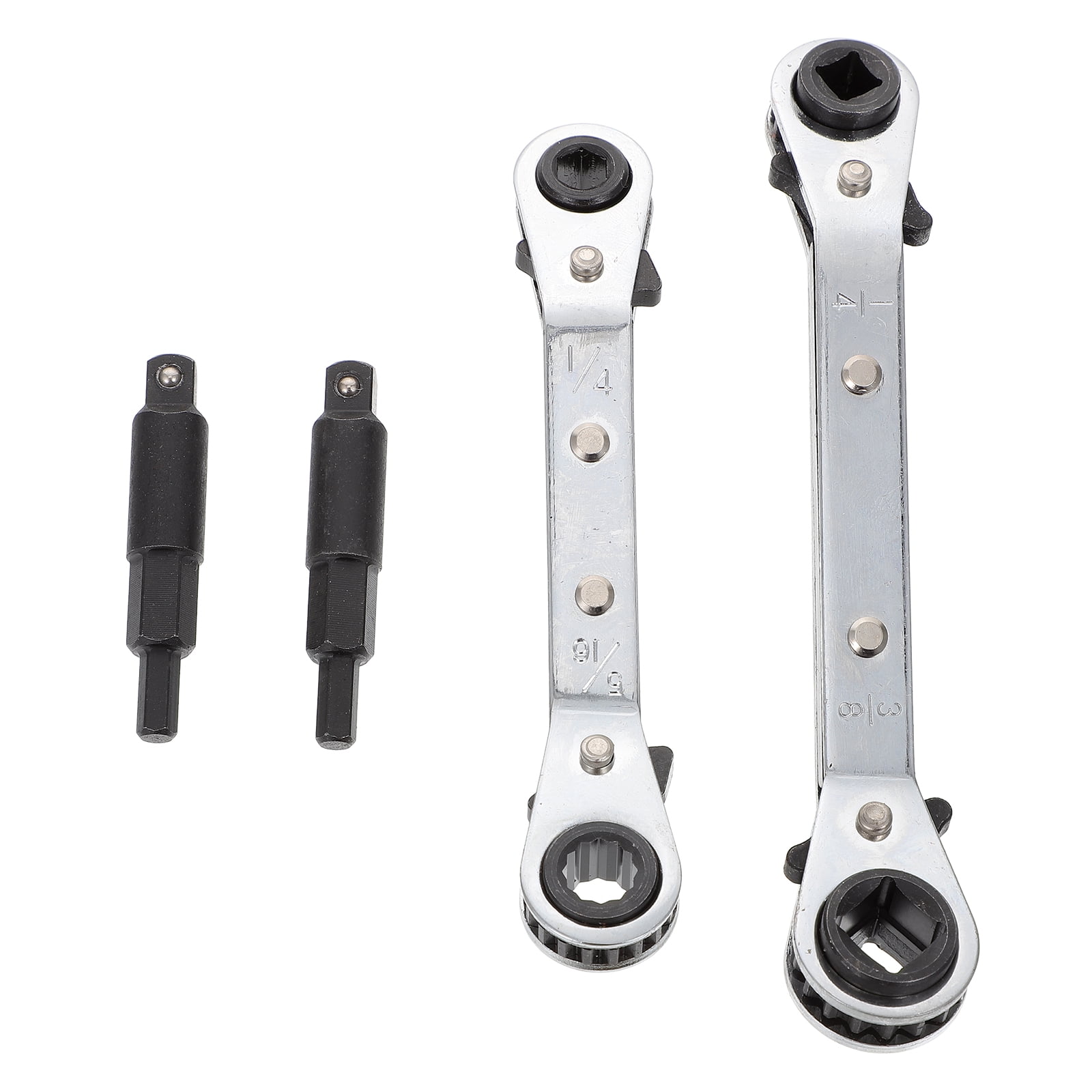 Zoyueyie 1 Set Dual End Ratchet Wrenches Ratchet Spanners Refrigeration ...