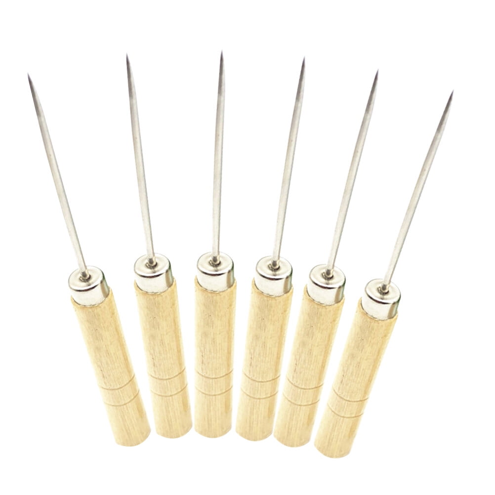 Zoyueyie 10pcs Wooden Handle Scriber Needle Modelling and Slotted ...