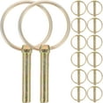Zoyueyie 16pcs Farm Tractor Trailer Heavy Duty Lynch Pin With Rings ...