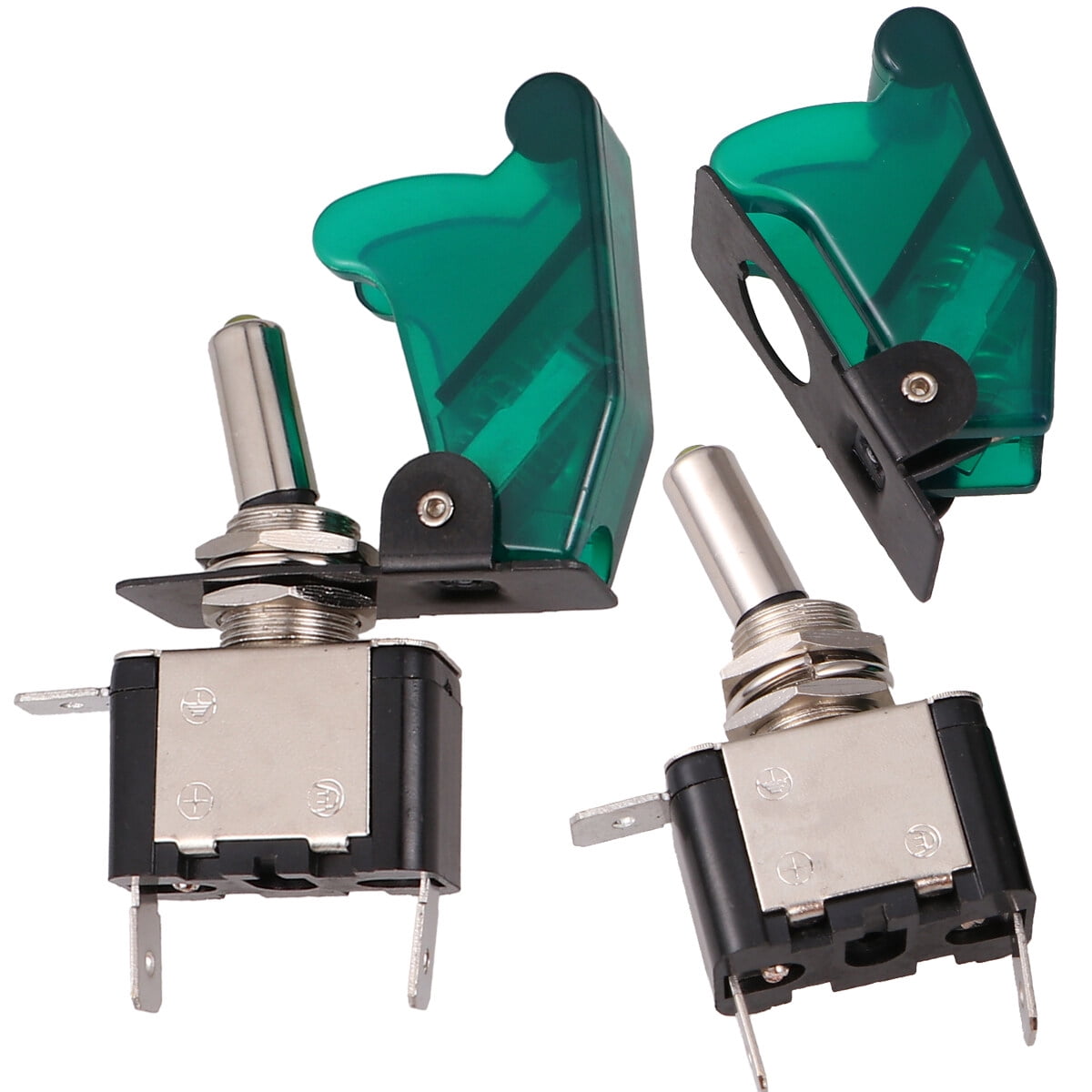 Zoyueyie 2Pcs 12V ASW-07D Toggle Switch LED Switch Button Foglamp On ...