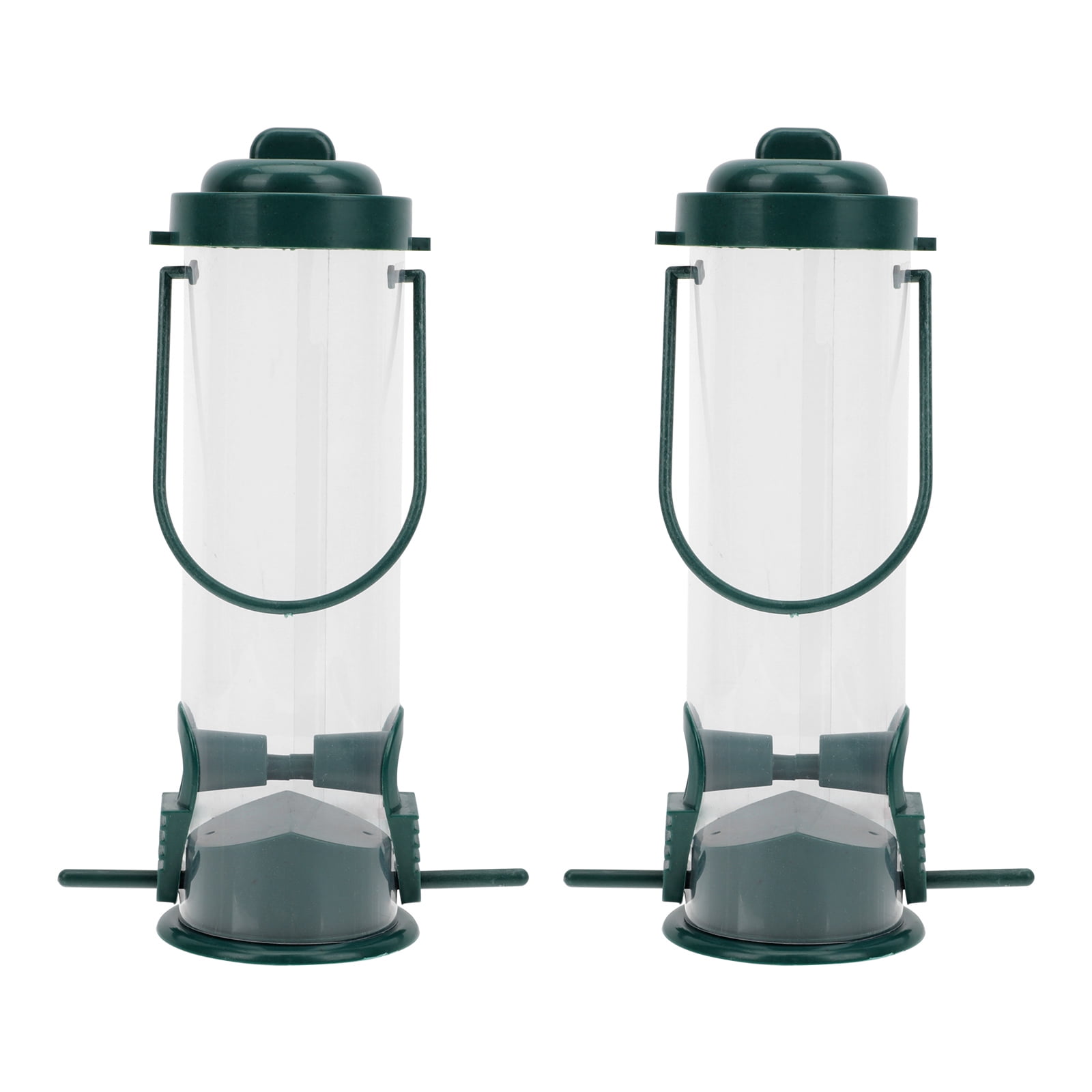 Zoyueyie 2Pcs Automatic Hanging Wild Bird Feeder Bird Food Container ...