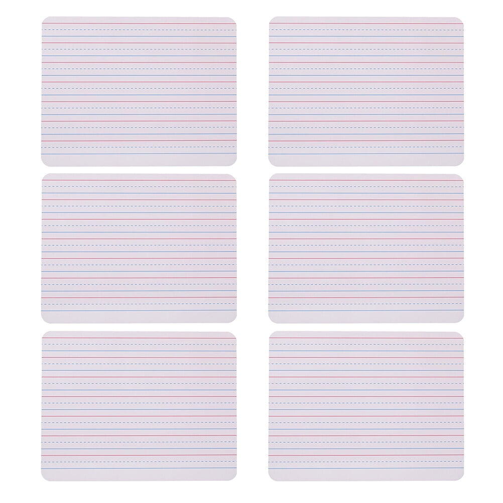 Zoyueyie 6 Pcs Dry-Erase Double Sided Lap Boards Universial Mini Boards ...