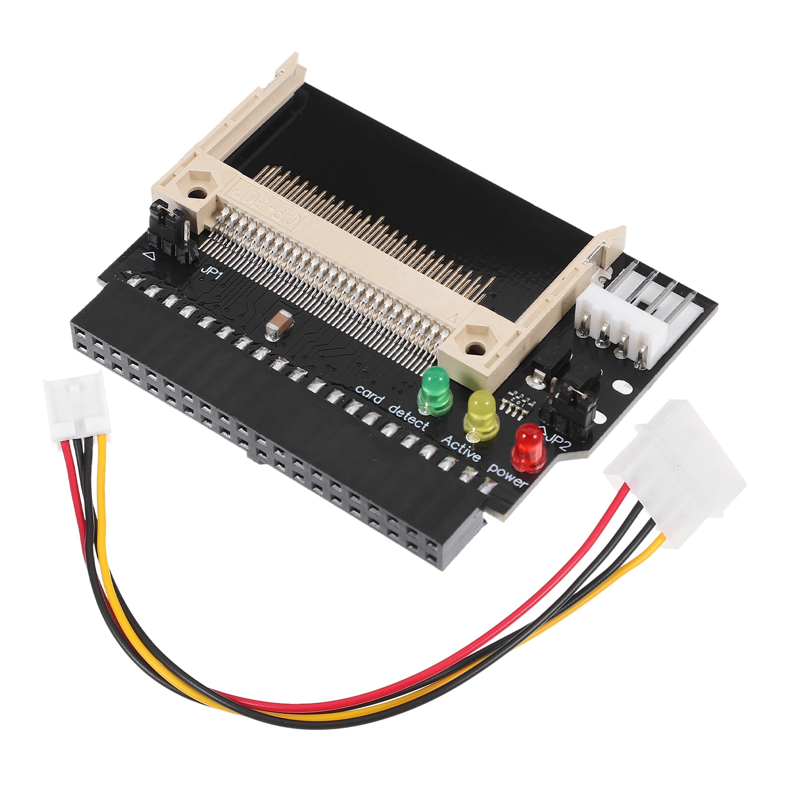 Zoyueyie Dual Compact Flash CF I /II to 3.5 Inch IDE HDD Adapter with 3 LED (Black) - Walmart.com