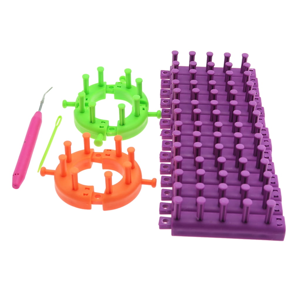 Zoyueyie Knitting Looms Set Round Circle Adjustable Hook Needle Sewing ...