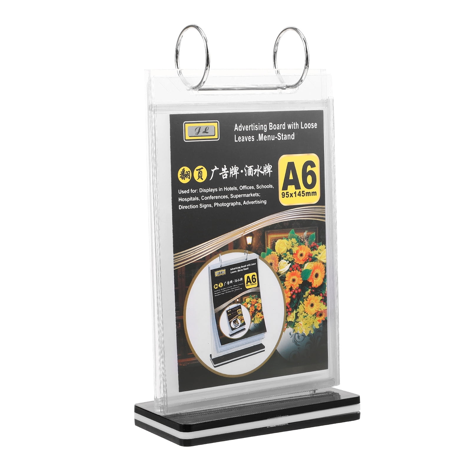 Zoyueyie Menu Holder Clear Display Stand Restaurant Supermarket Menu ...