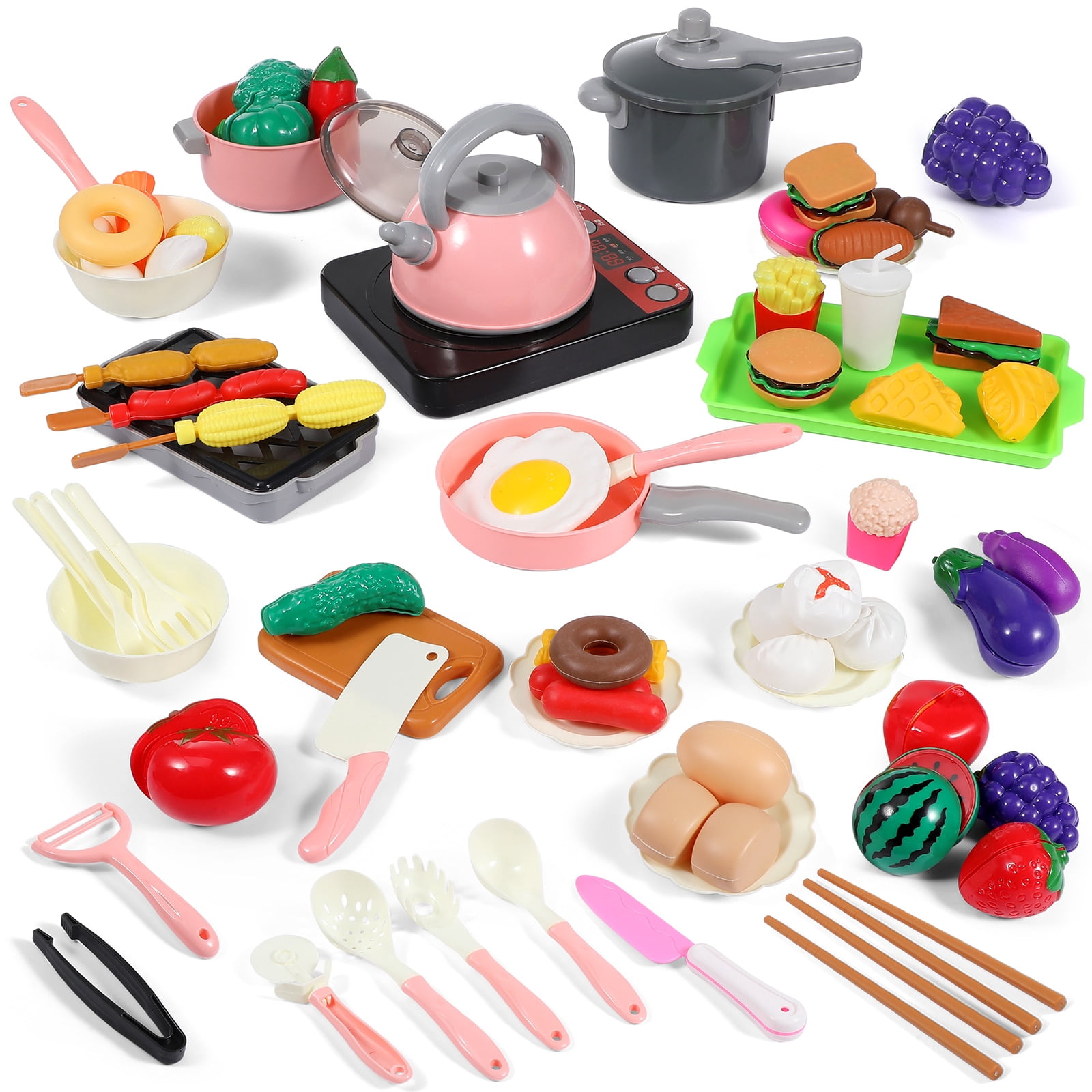 HEATSHAKING Play Kitchen Accessories Pink 1 Set 10.00X9.00X8.50cm ...