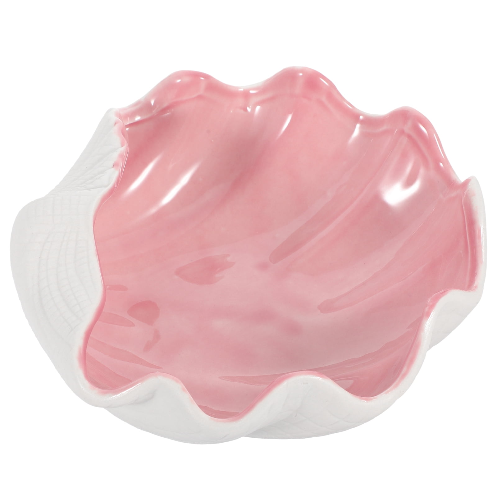 Zoyueyie Shell Bowl Ceramic Serving Dish Candy Nut Storage Bowl Ocean ...