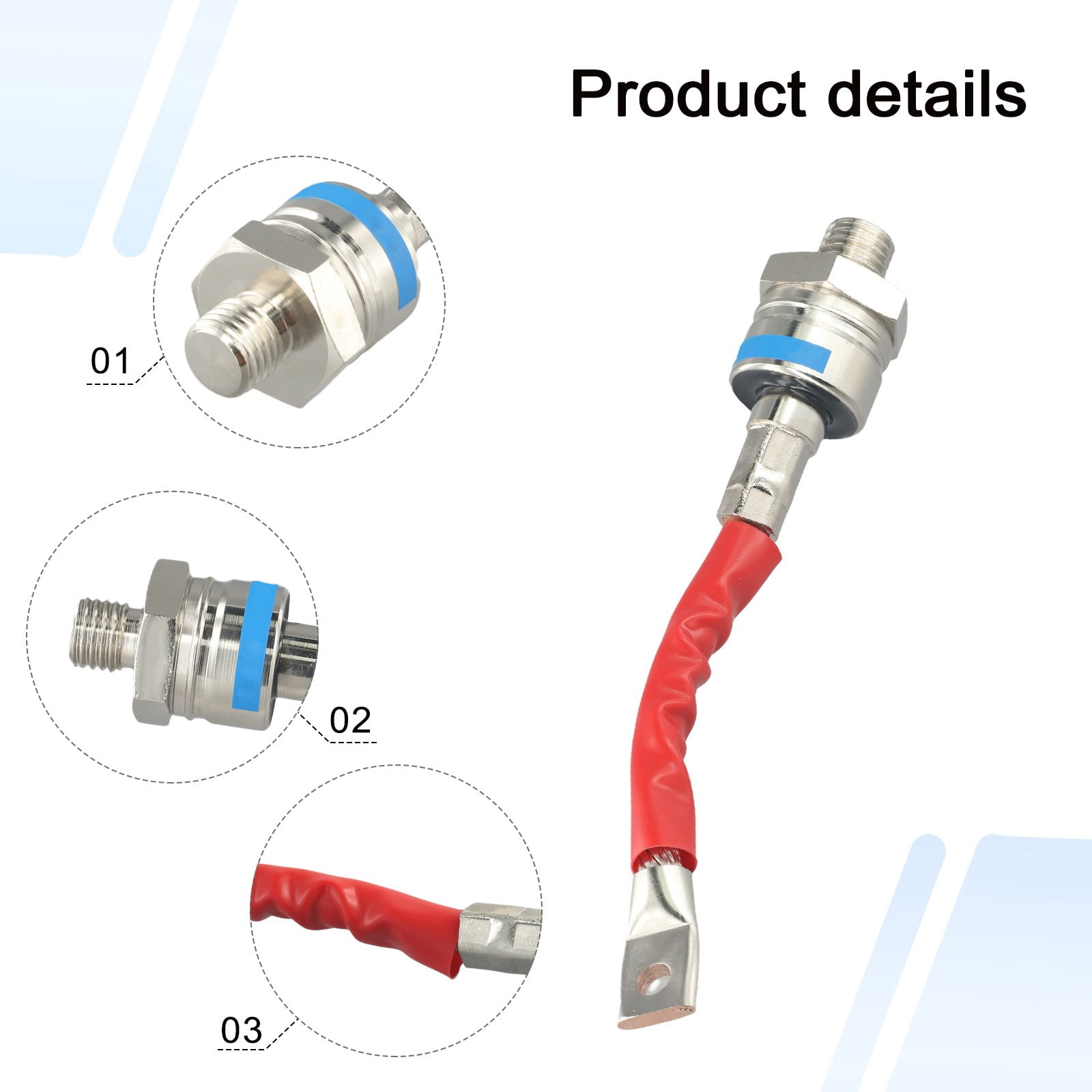 Zp300A/200A/100A/50A/30A 1600V Power Positive Stud Mount Rectifier ...
