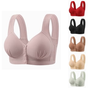 BLVB Bras for Women No Underwire Wide Straps Full Coverage Comfort Bra ...