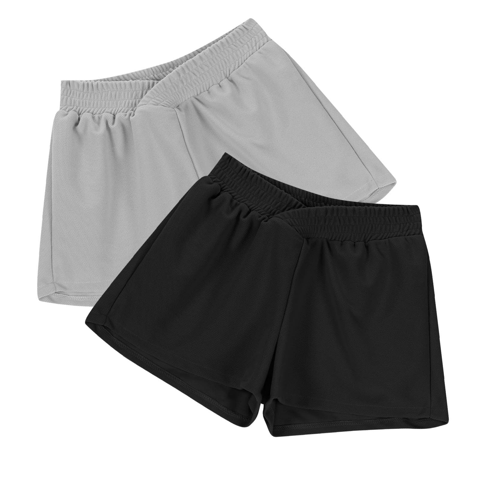 Zpanxa Shorts for Women Casual Summer, 2PC Women's Waist Exposed Navel ...