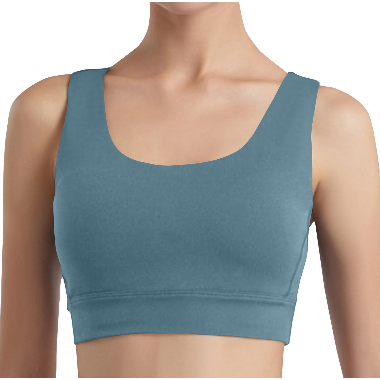 Zpanxa Sports Bras for Women, Plus Size Bras for Women, Solid Color ...