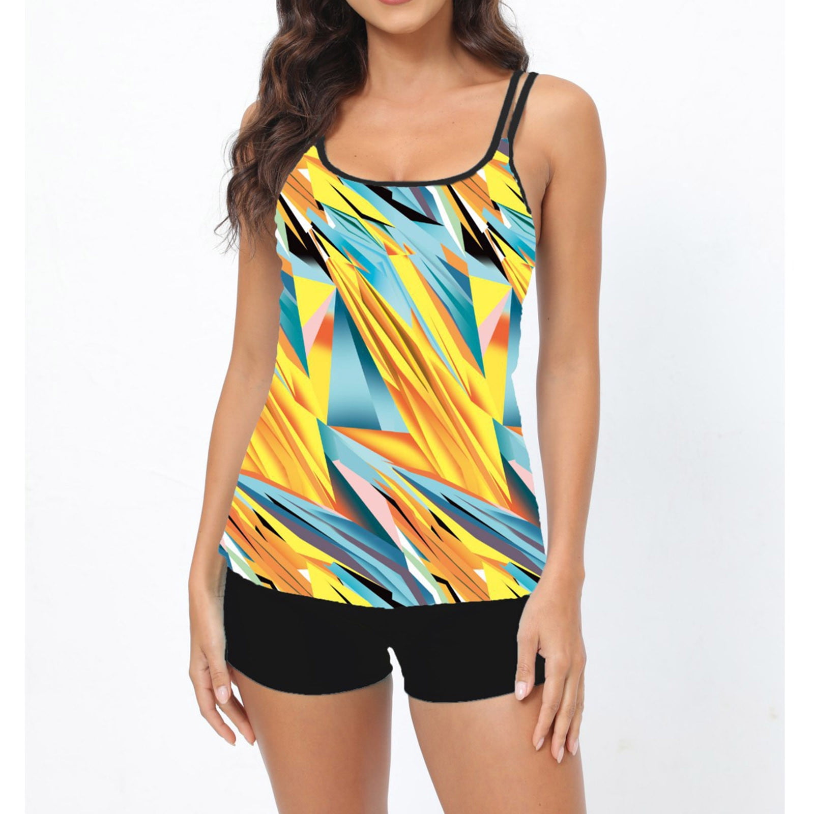 Zpanxa Tankini Bathing Suits for Women, Two Piece Swimsuit for Women ...