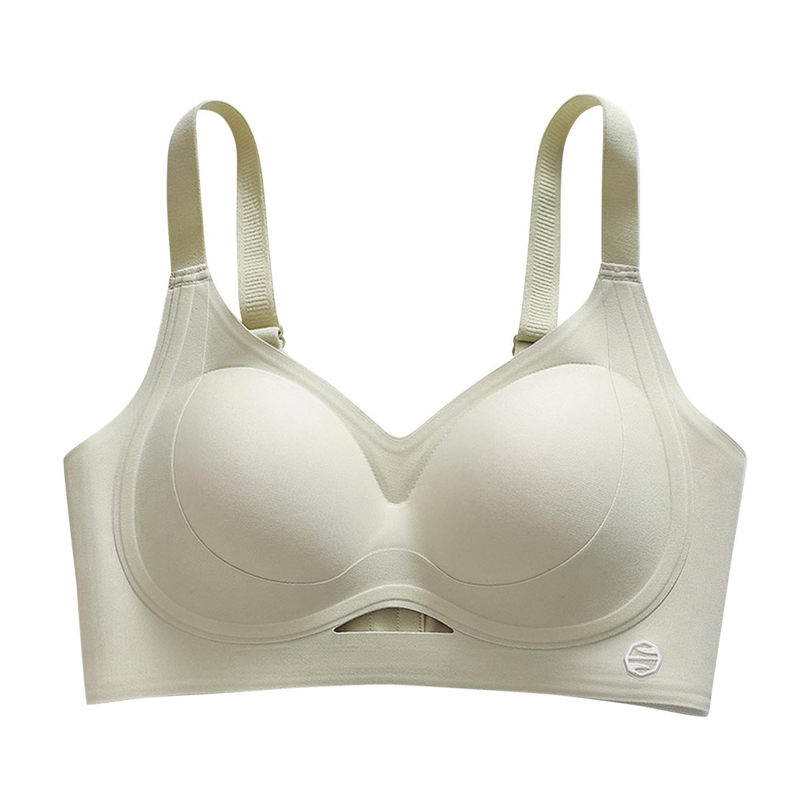 Zpanxa Thin Seamless Support Bra, Innovative Rubber Strip Design for ...