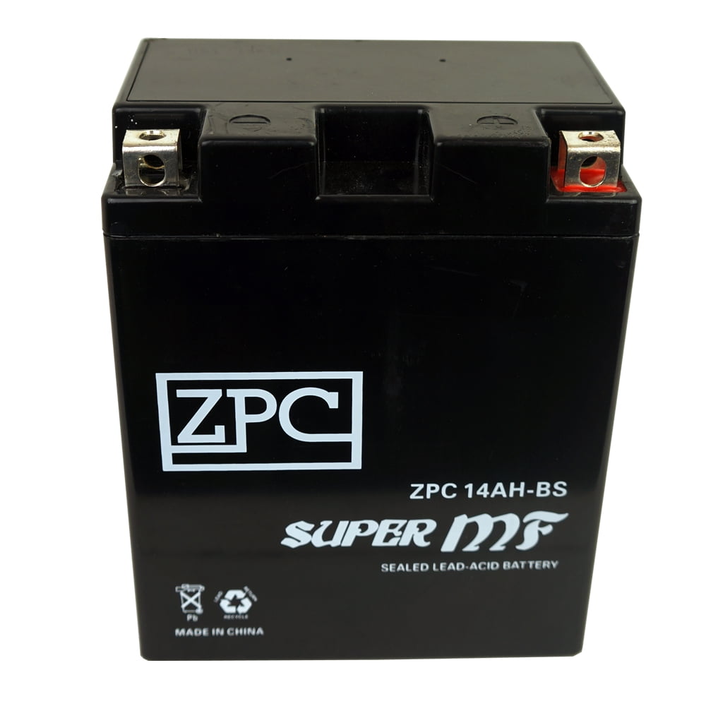 Zpc Battery Zpc Battery Ytx14ah-bs (14ah-bs 12 Volts,12 Ah, 210 Cca ...