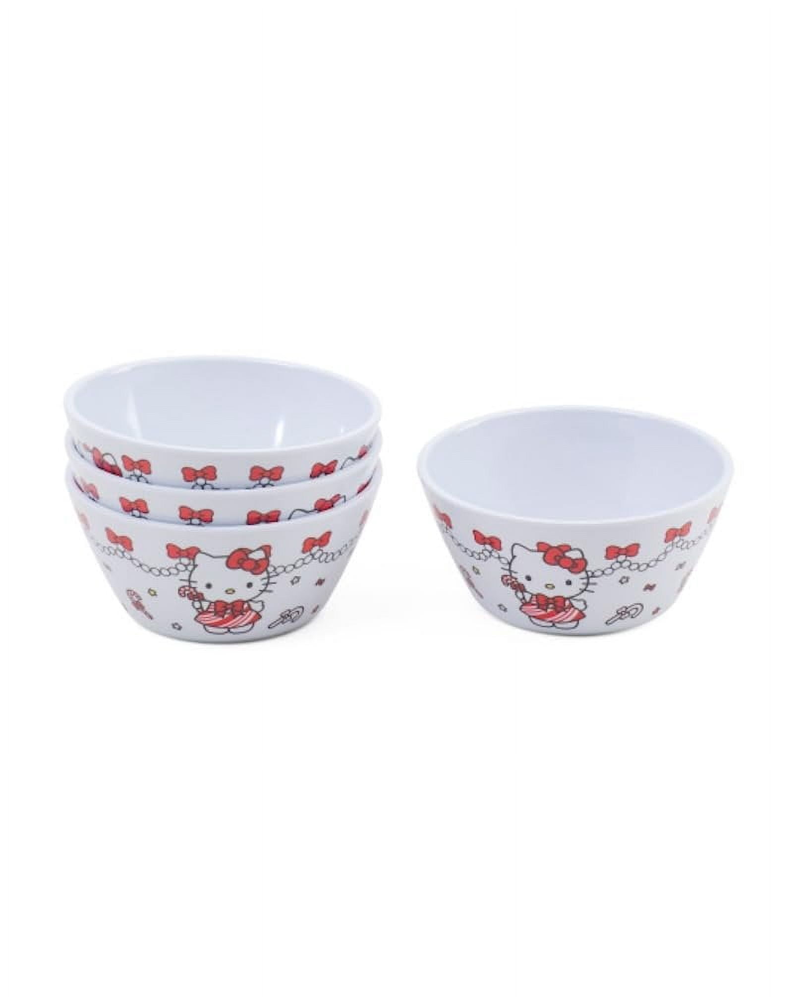 Zrike Brands Hello Kitty Christmas Winter Melamine Dinnerware Candy ...