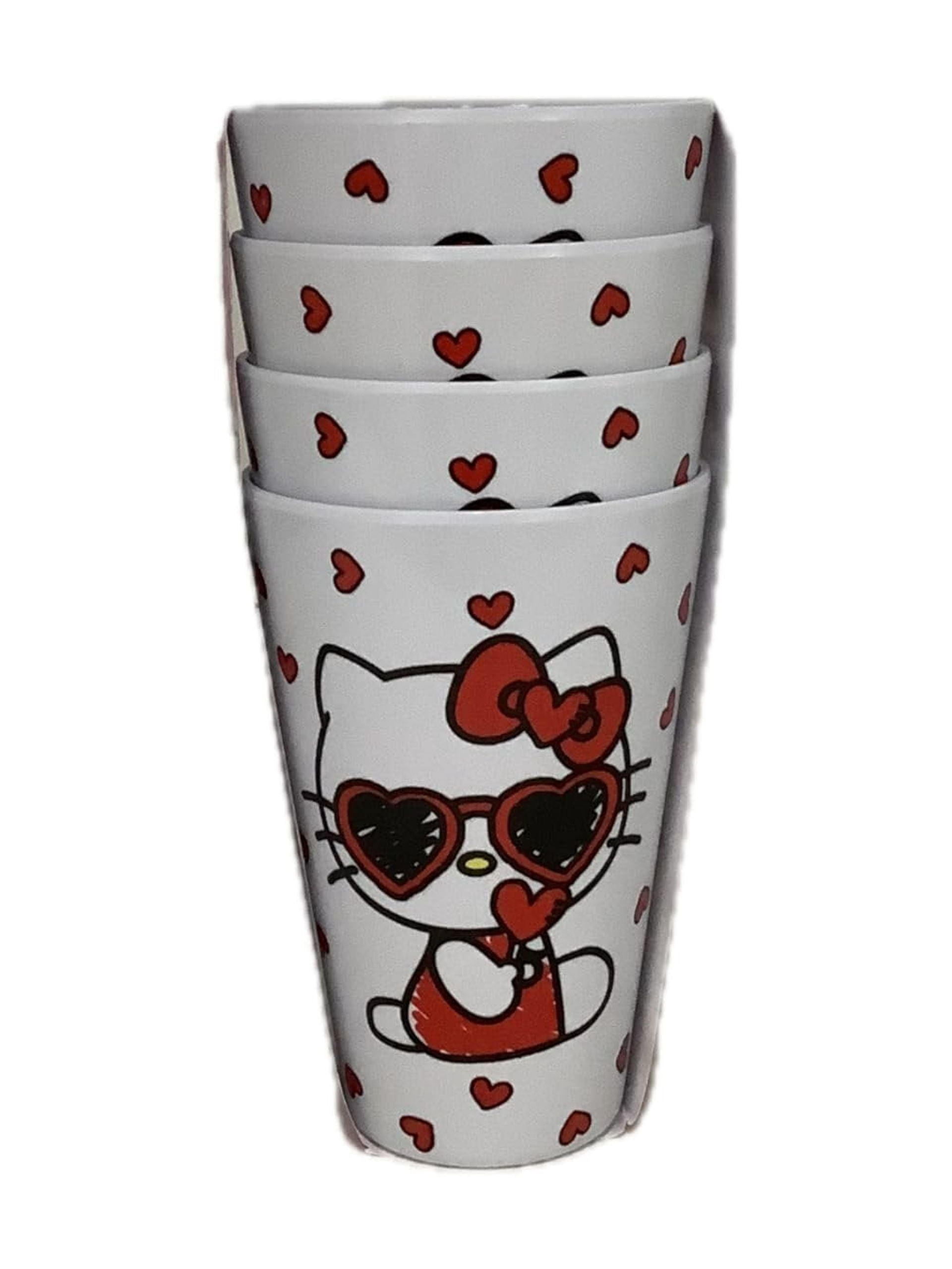Zrike Brands Hello Kitty Valentine's Day Melamine Dinnerware Hello ...