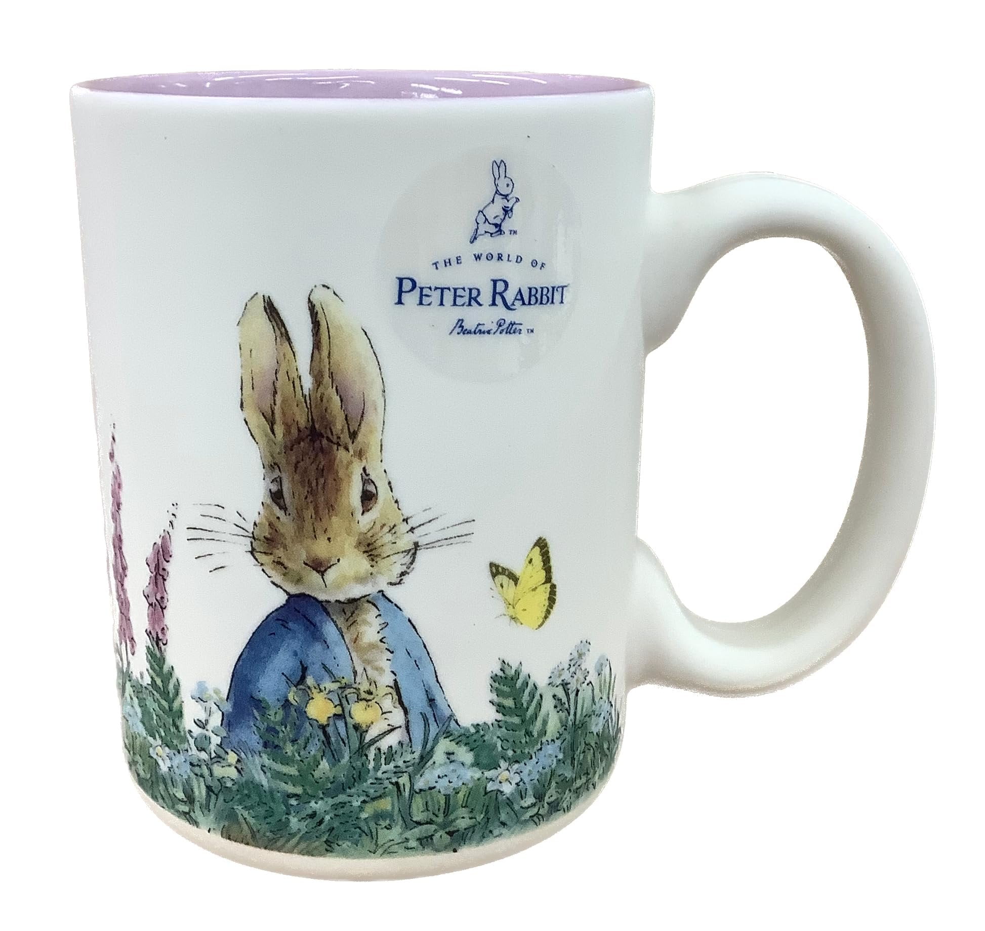 Zrike Brands Peter Rabbit Easter Spring Coffee Mug, Butterflies ...