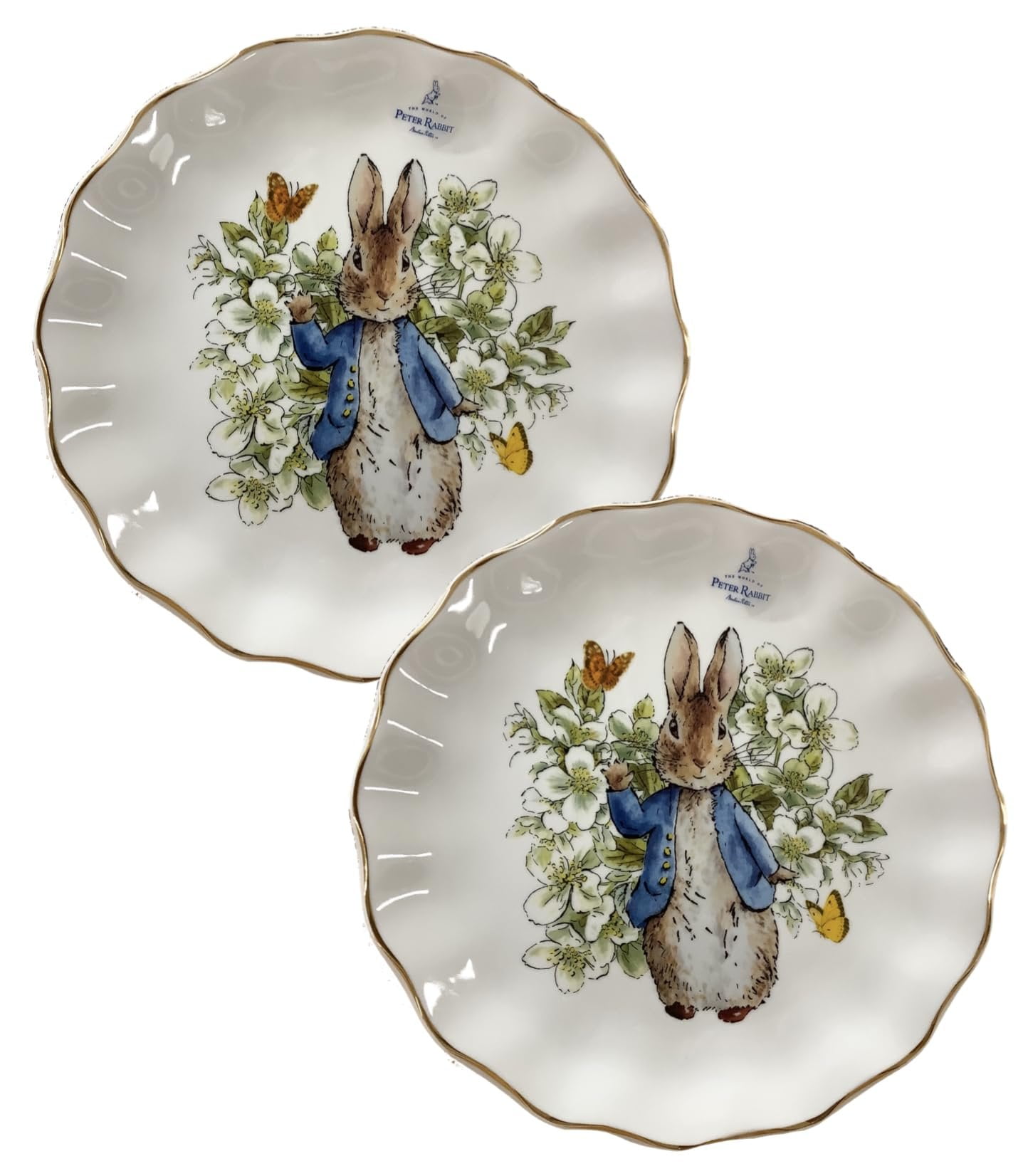 Zrike Brands Peter Spring Easter Rabbit Decorative Dinner Plates, Set ...