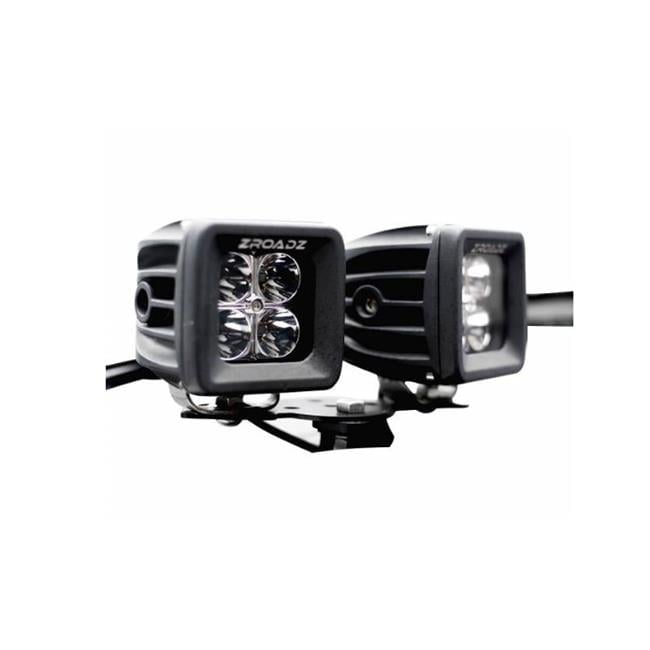 Zroadz Dual LED Light Bar Mounts with Add on Bracket for 1990-2016 All ...