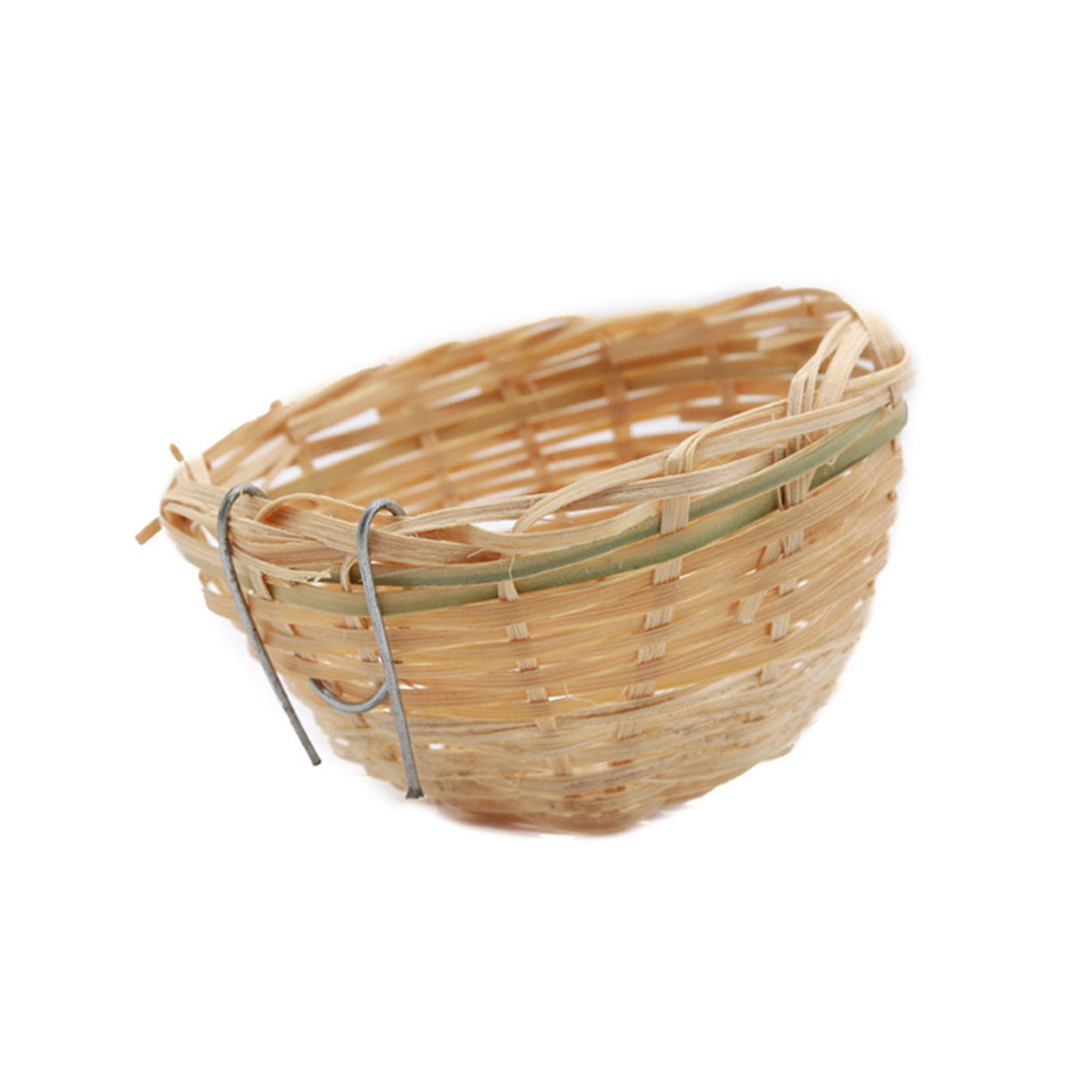 Zruodwans Bird Bamboo Nest, Handwoven Natural Bird Cage House Hatching ...