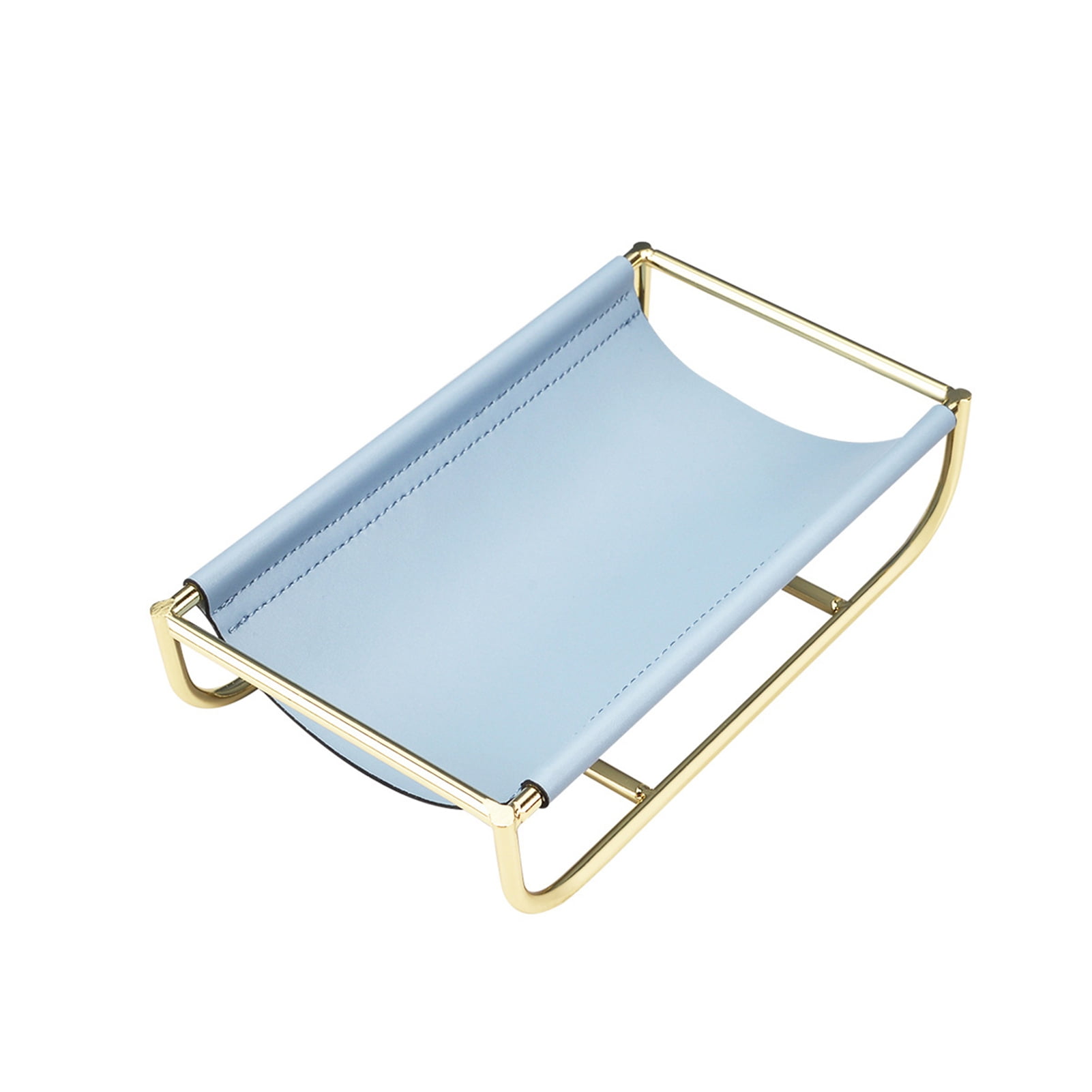 Zruodwans Desktop Organization Tray Multi-purpose Faux Leather Desktop ...