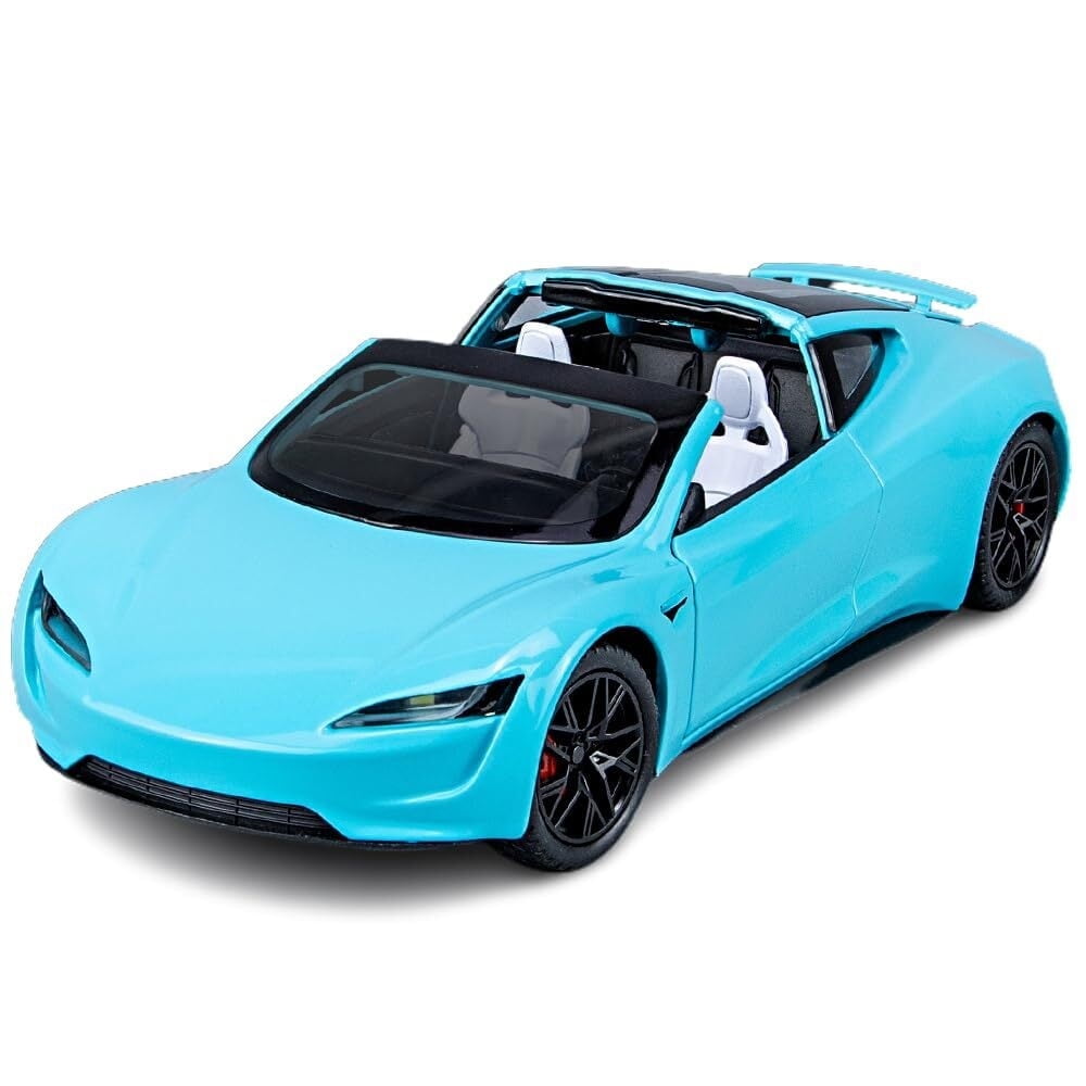 Zryal 1/24 Model S Toy Cars Alloy Diecast Model Car, Pull Back Model S ...