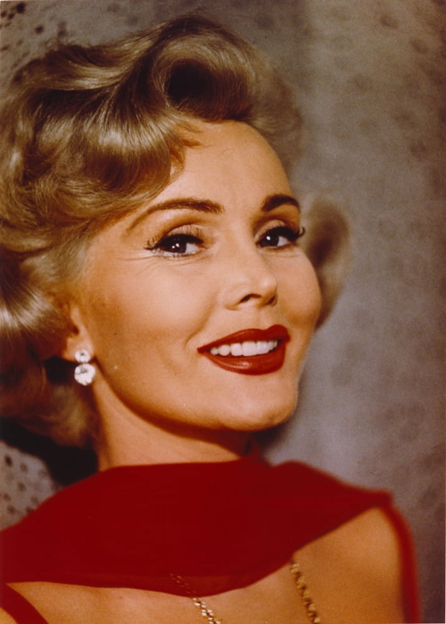 Zsa Zsa Gabor in a Red Shawl Close Up Portrait Photo Print (8 x 10 ...