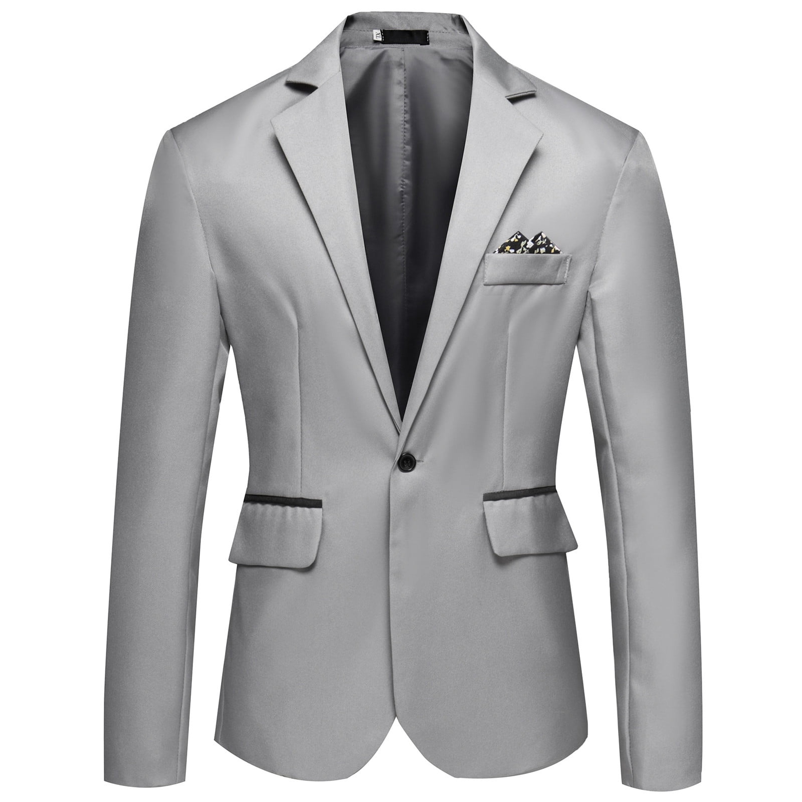 Zshosam Blazer Jacket Men, Mens Formal Business Dress Wedding Casual ...