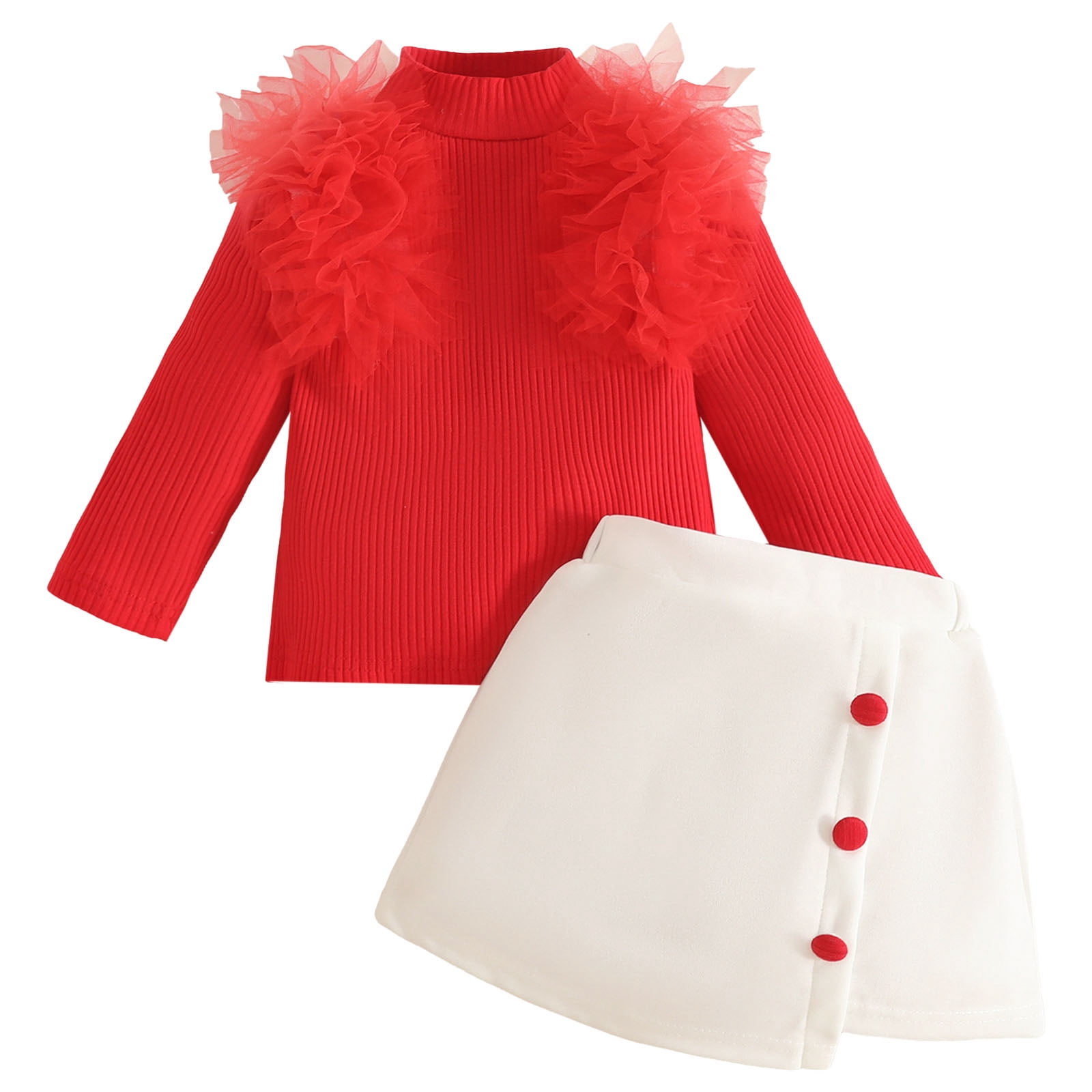 Zshosam Fall Girls Outfit Toddler Baby Girl Clothes Set Long Sleeve ...