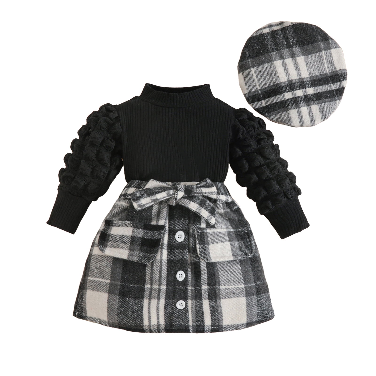 Zshosam Fall Outfit for Girls Baby Girl Outfit Cute Embroidery ...