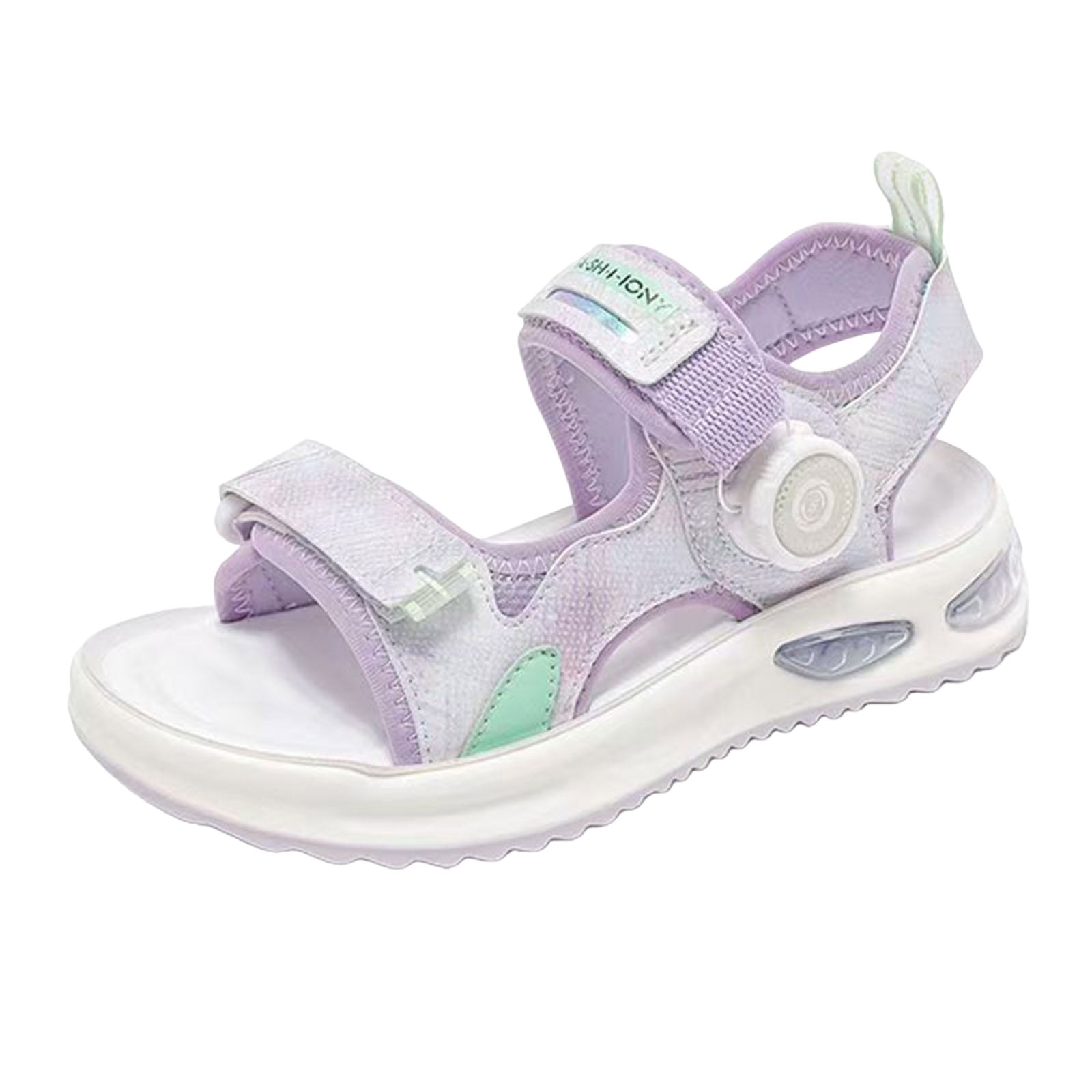 Zshosam Girls Sandals Toddler Girls Double Hook and Loop Sandals ...