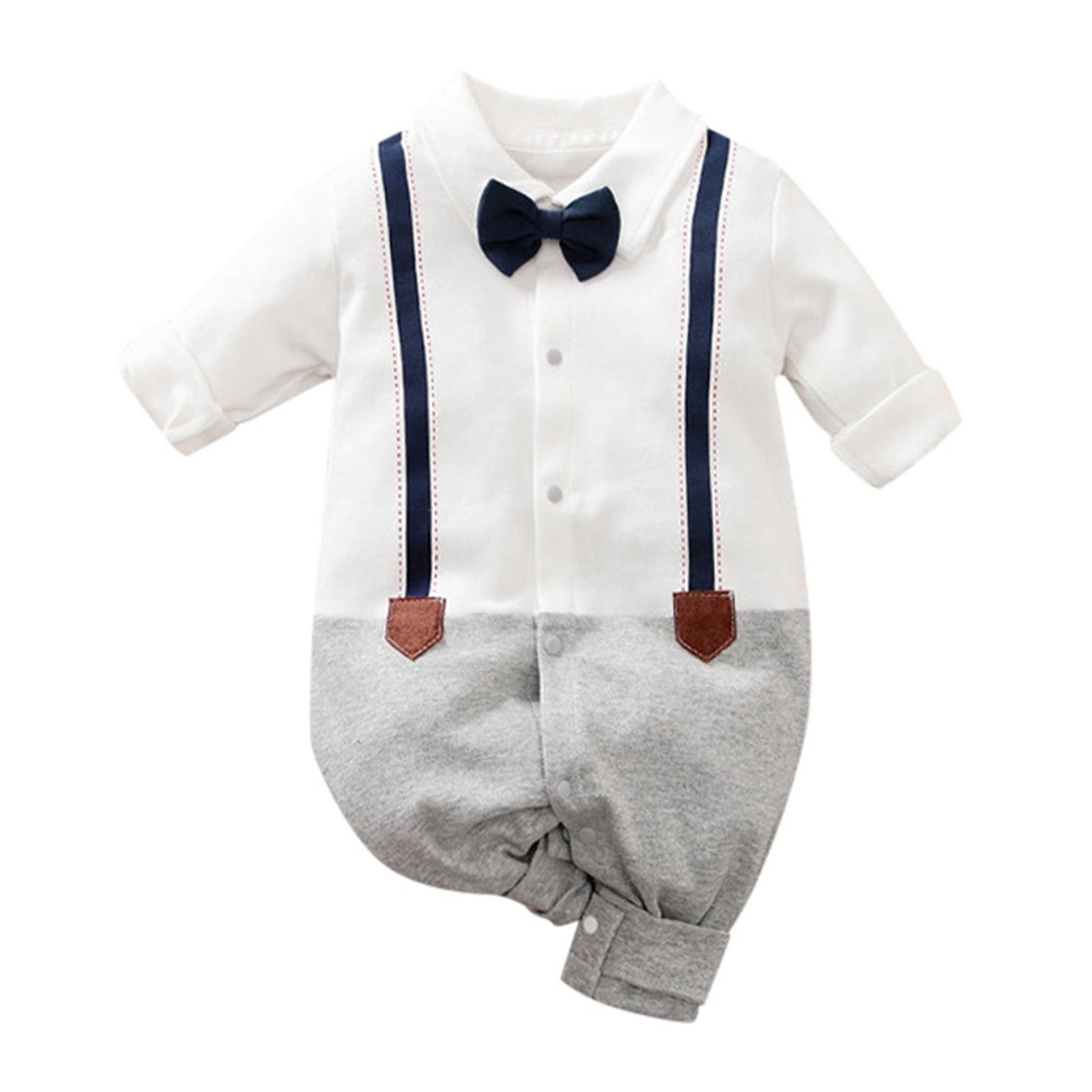 Zshosam Infant Suit Baby Boy Clothes Suit Infant Gentleman Outfits ...