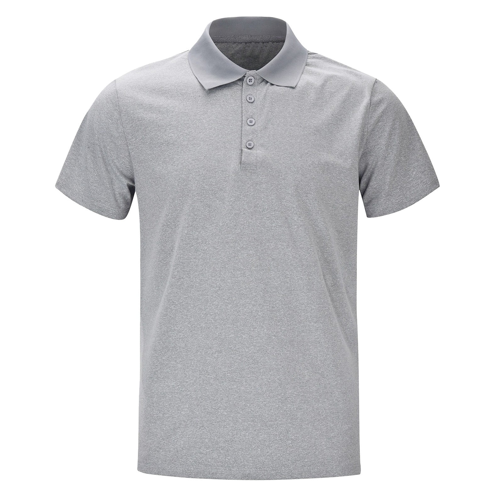 Zshosam Men's Dry Fit Golf Polo Shirt(Grey,XXXL) - Walmart.com