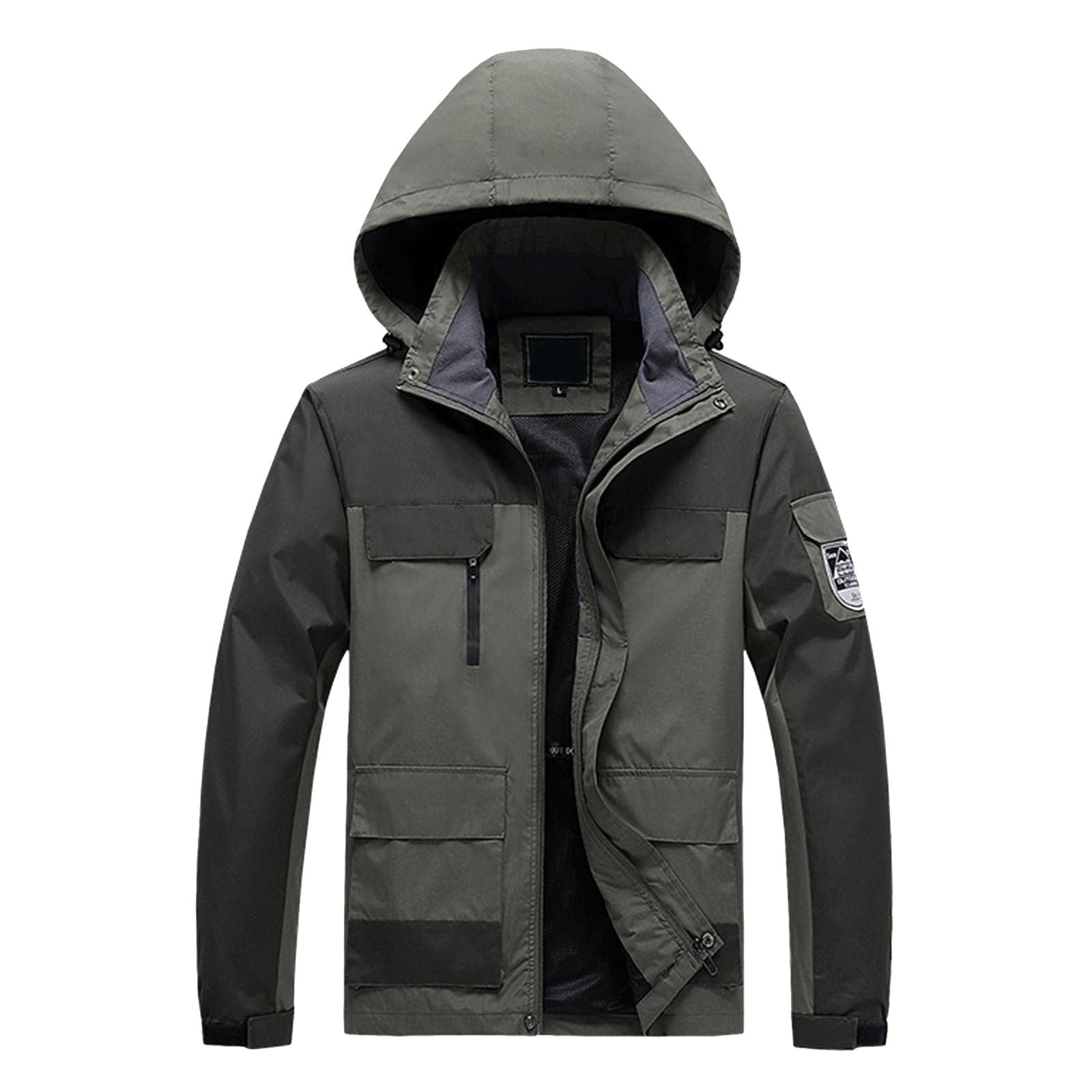 Zshosam Men's Winter Military Thicken Parka Jacket Warm Coat with ...