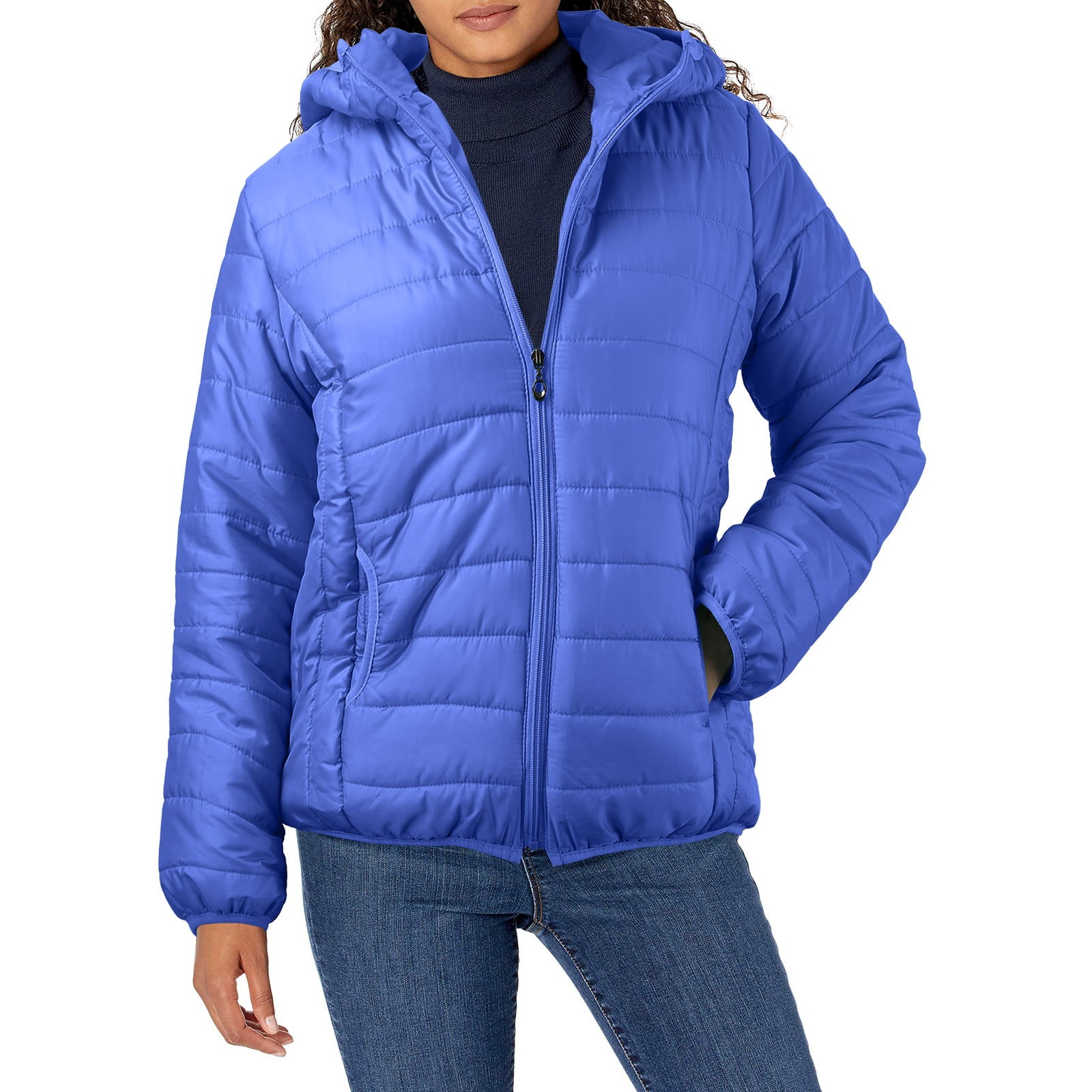 Zshosam Women's Ultra-Light REAL DOWN Jacket Packable Puffer Coat(BU1 ...
