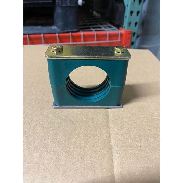 Vibration Dampening Beta Clamp, Single, 1-1/2 in Pipe, Steel Clamp ...