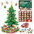 Zsiparty Advent Calendar 2025 Christmas Tree Building Blocks Set with ...