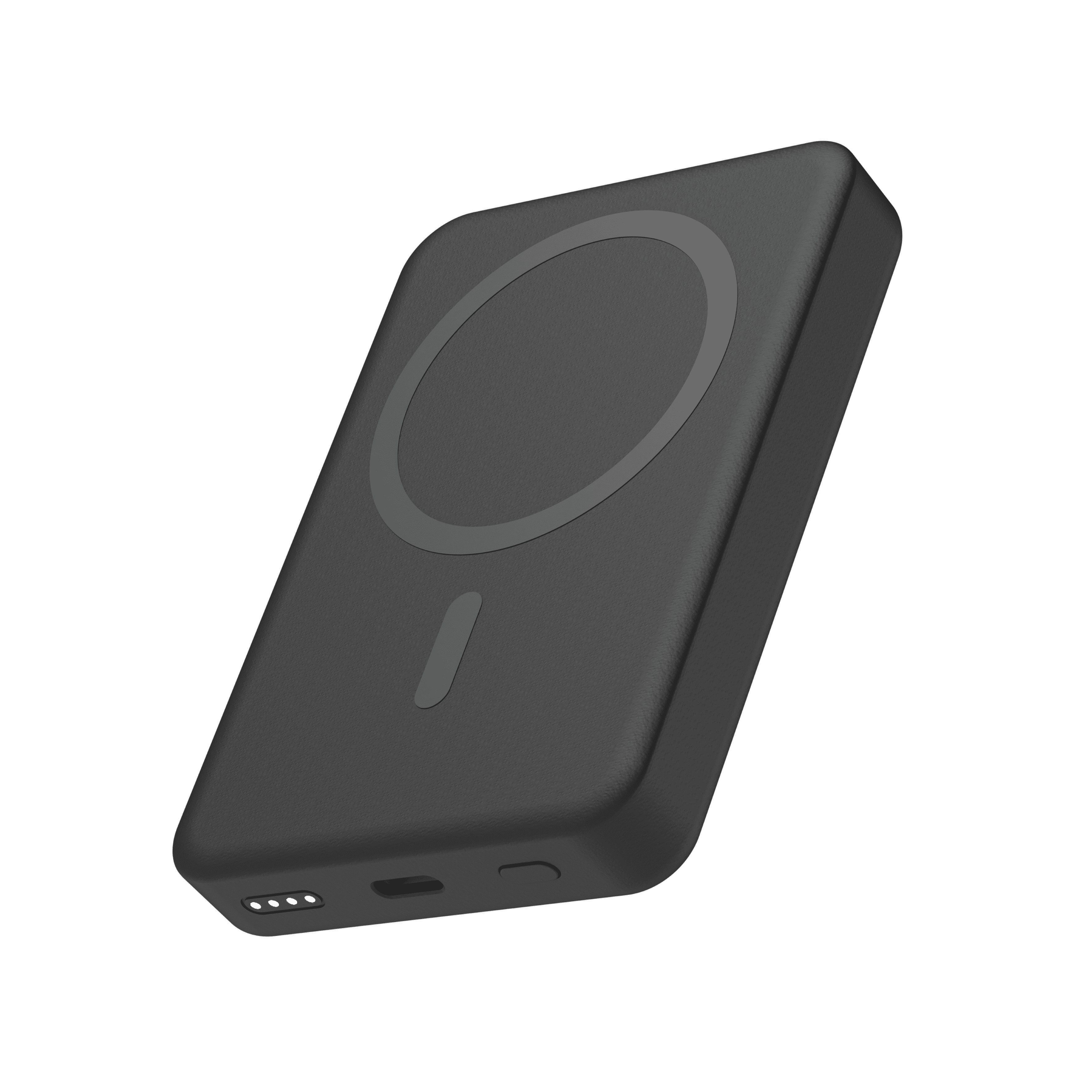 Zsou 5000mAh Magnetic Portable Power Bank with USB-C Charging Cable ...