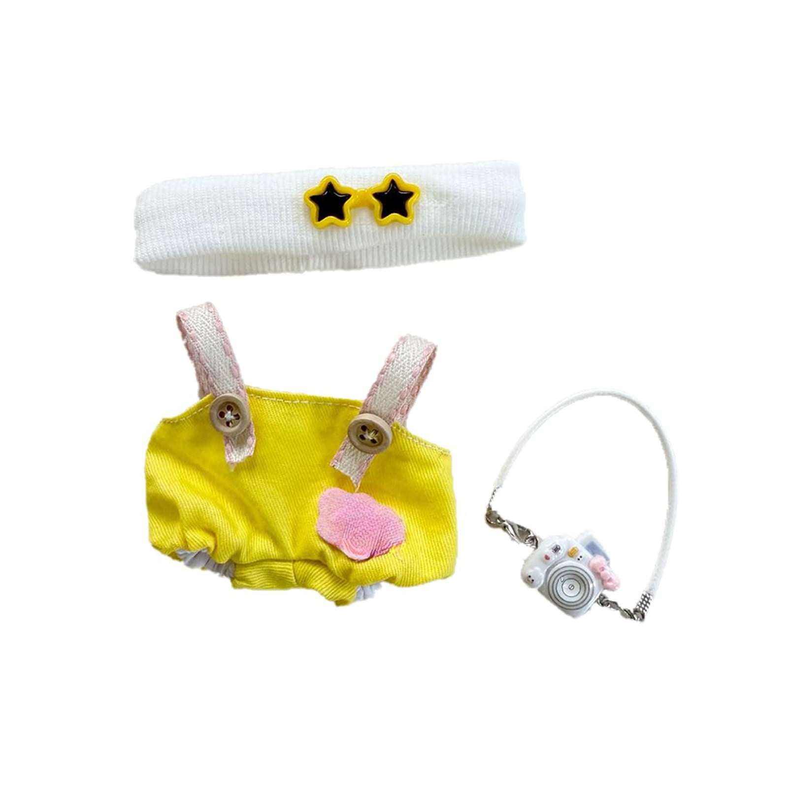 Zsyiiiiii 17cm Doll Clothes Set Fashionable & Dolls Cute Combing Hair ...