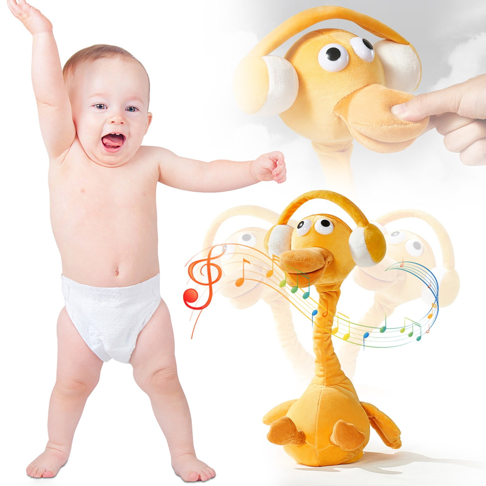 Zsyiiiiii Baby & Toddler Toys Cactus Baby Toy Baby Cactus Toy Bitzee ...