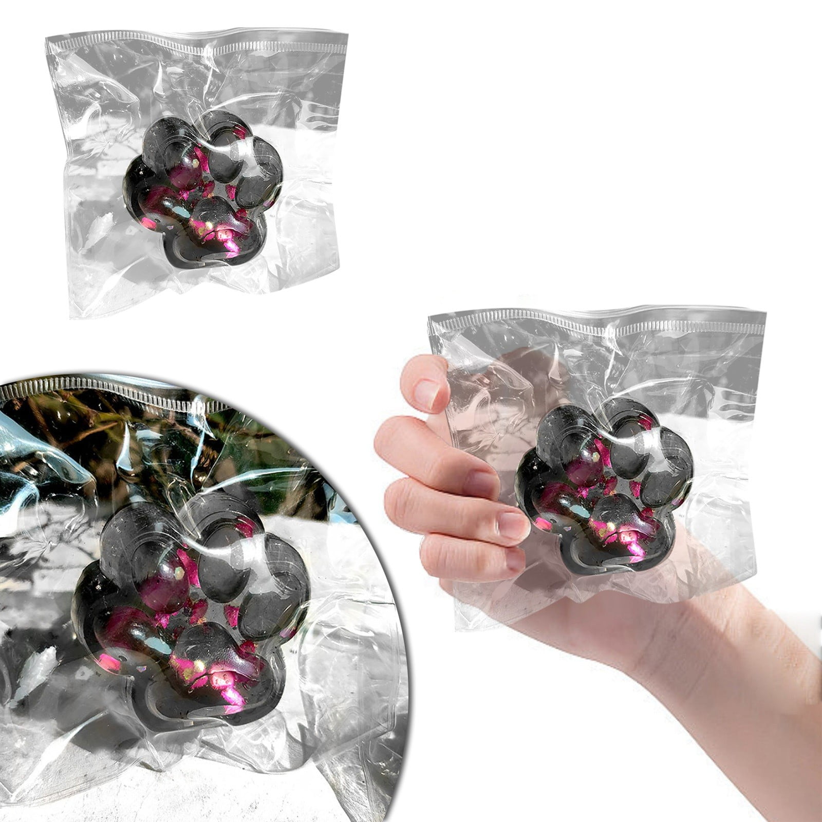 Zsyiiiiii Glowing Cat Stress Toy Soft Craft Goodie Bags Needs Diy Kit ...