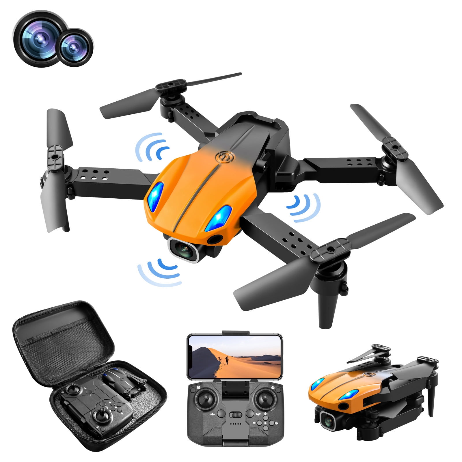 Zsyiiiiii NEW 907 PRO Mini 4K compatible with Motor Smart Car Mini F 14 ...