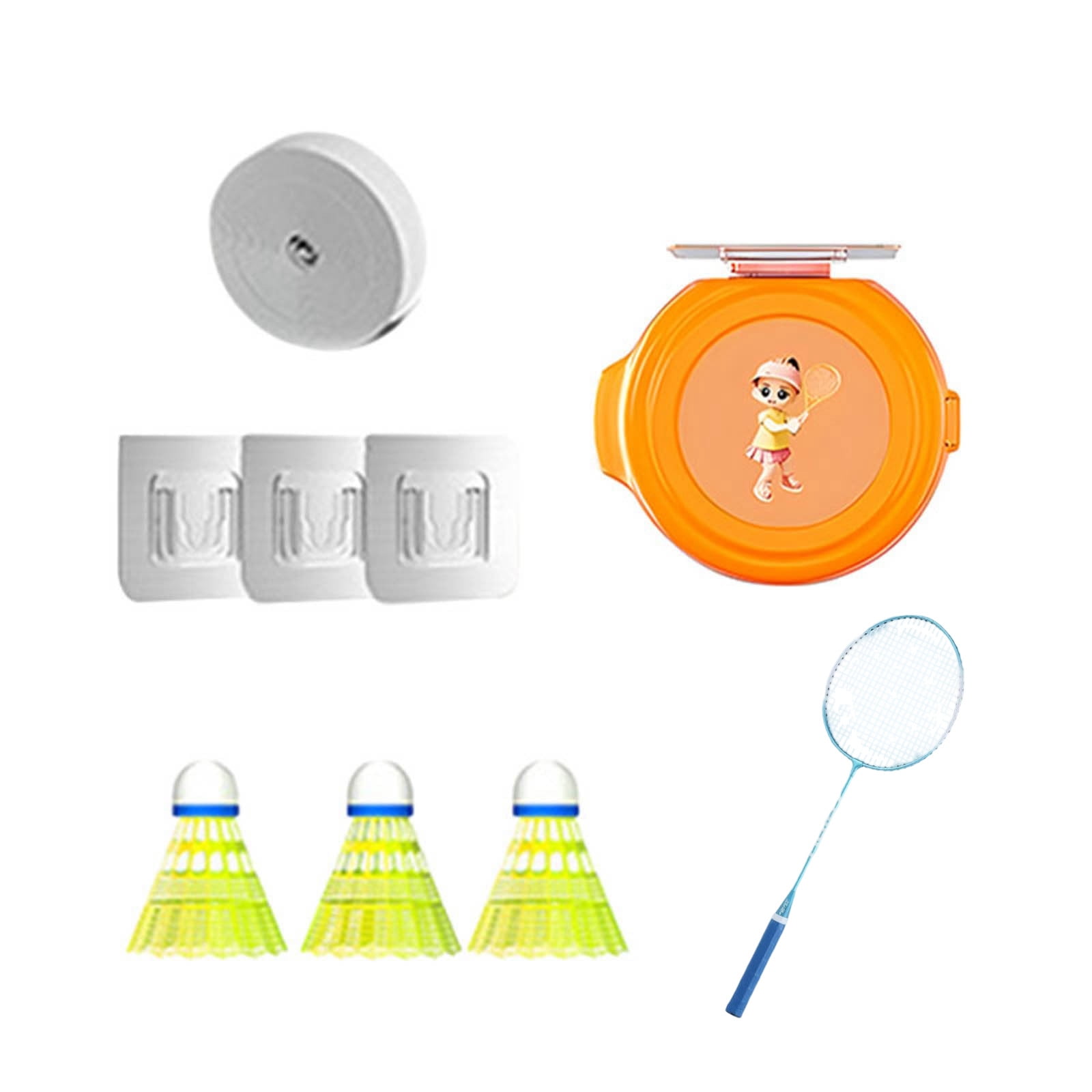 Zsyiiiiii Professional Solo Badminton Trainer for Indoor Outdoor ...